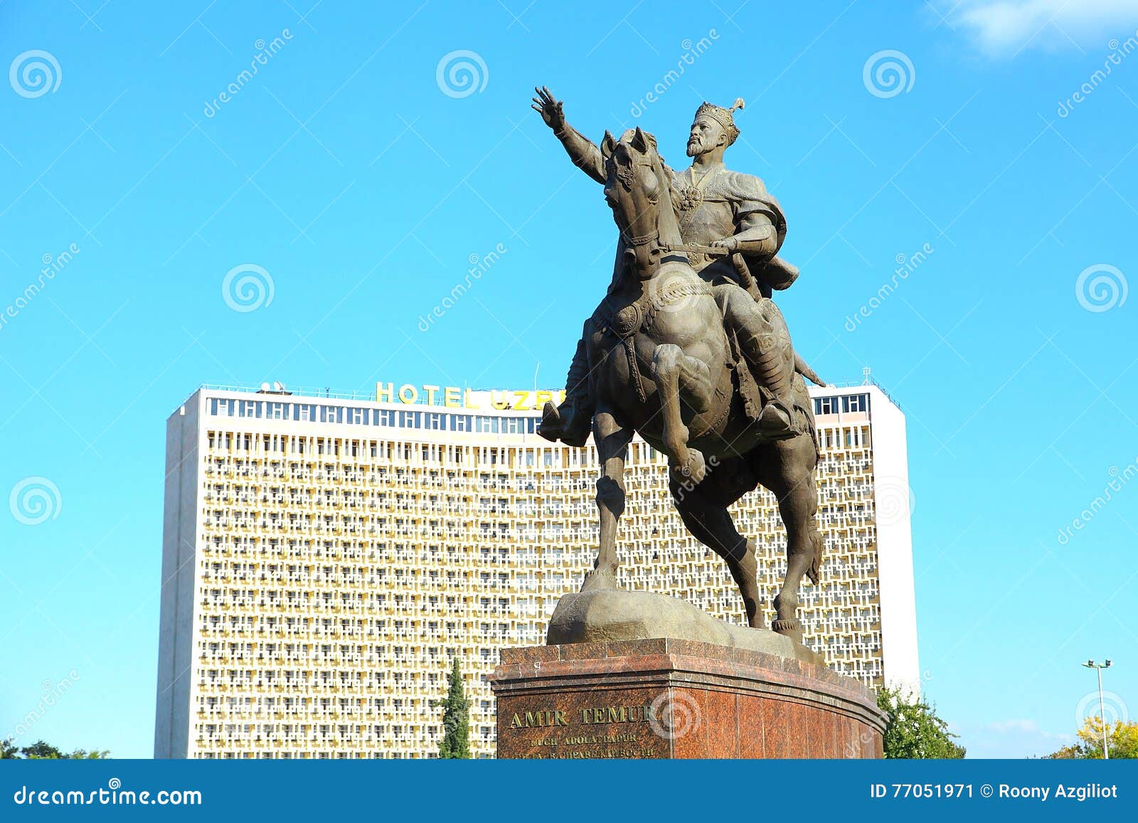 Amir Temur redactionele foto. Image of hemel, boom, toerisme - 77051971