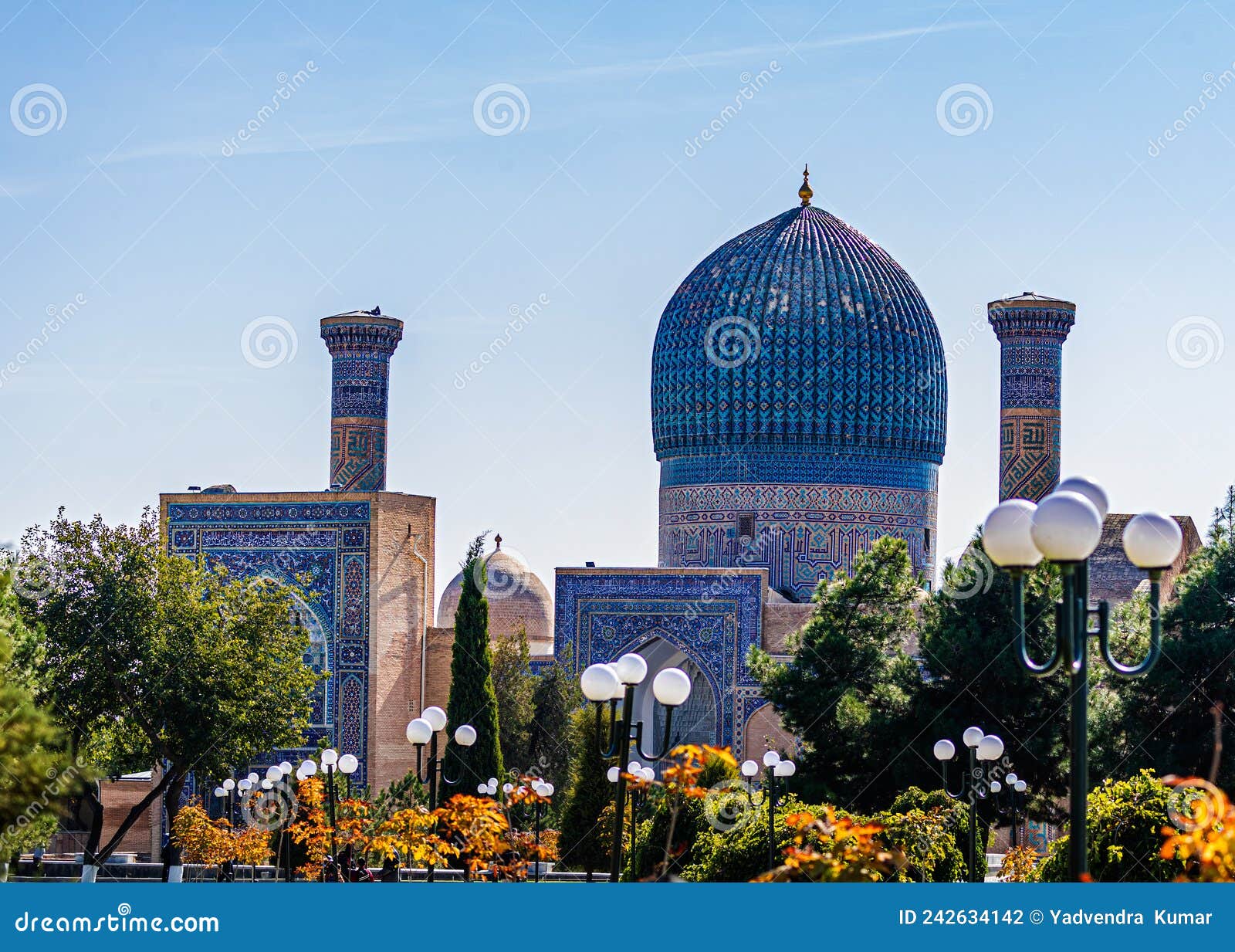 Amir Timur Mausoleum in Samarkand Stock Photo - Image of tour, mosque ...