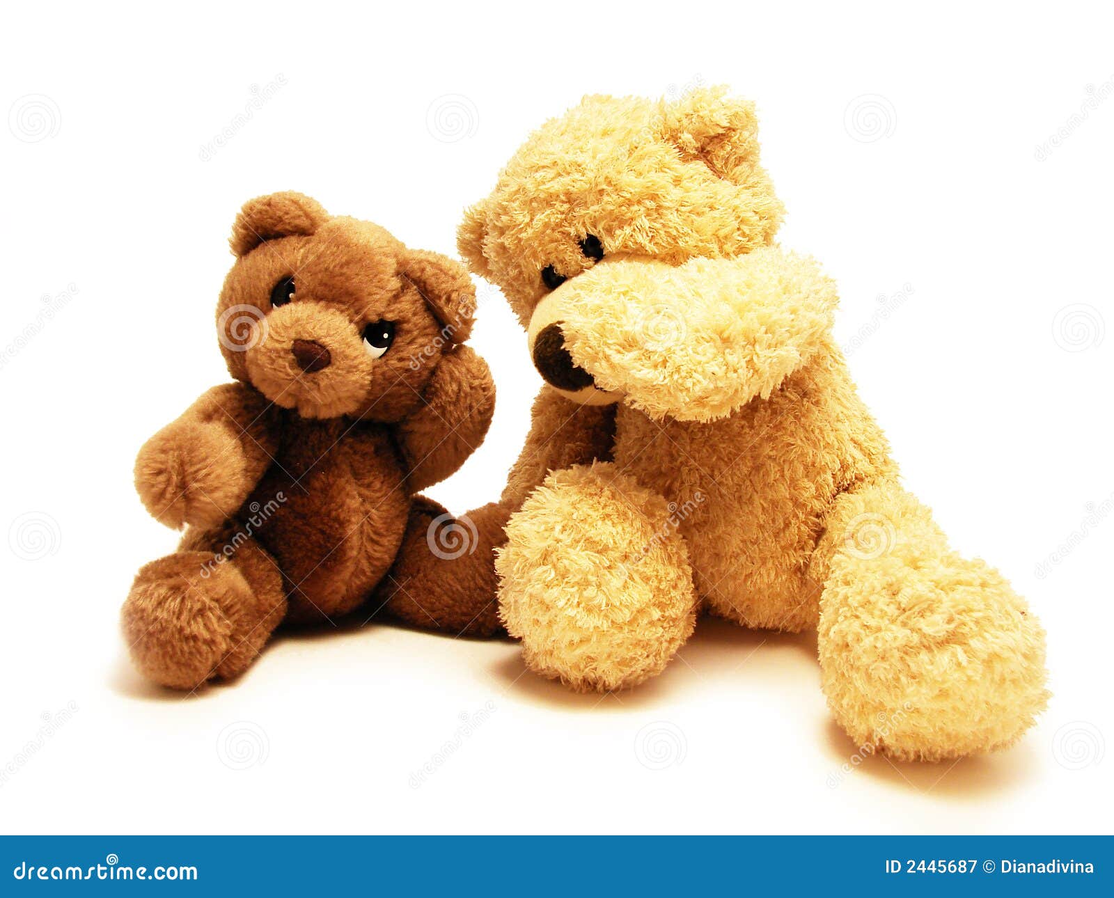 Amis d'ours de nounours image stock. Image du joyeux, fête - 2445687