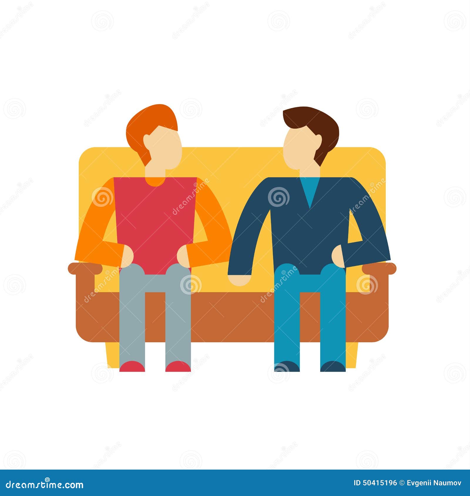 Amis Et Icône De Relations Amicales Illustration de Vecteur ...