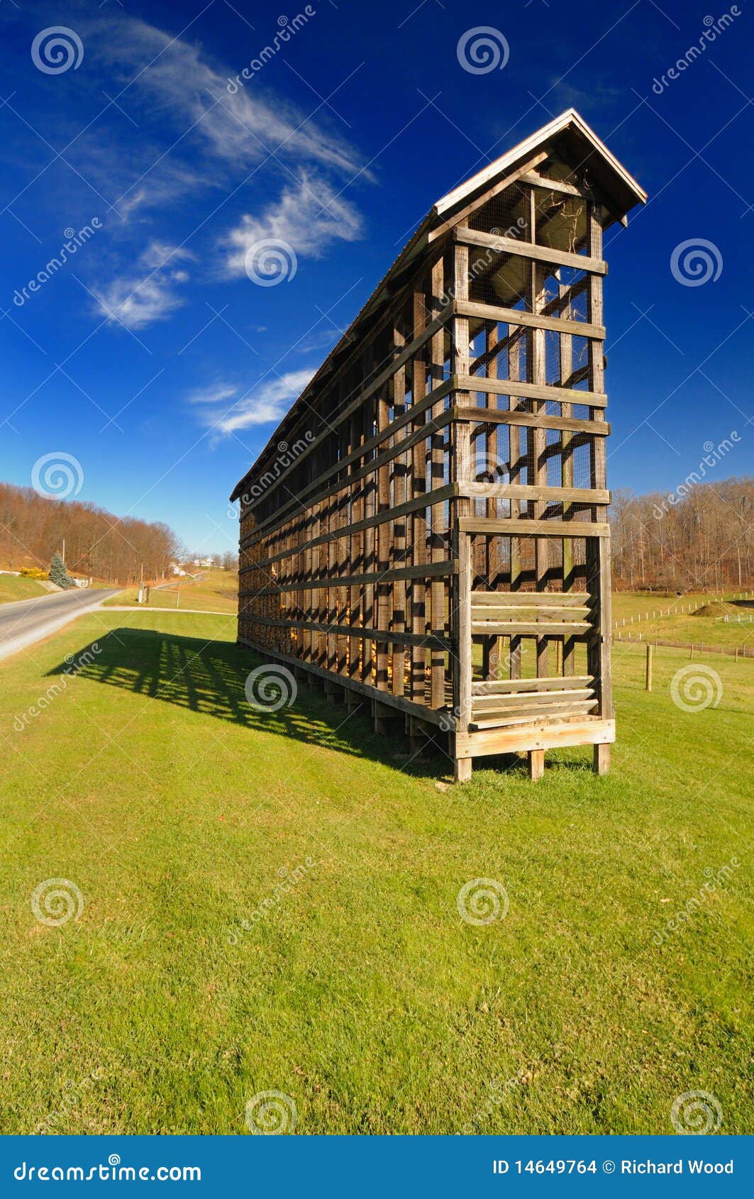 Amish corn crib stock photo. Image of county, building - 14649764