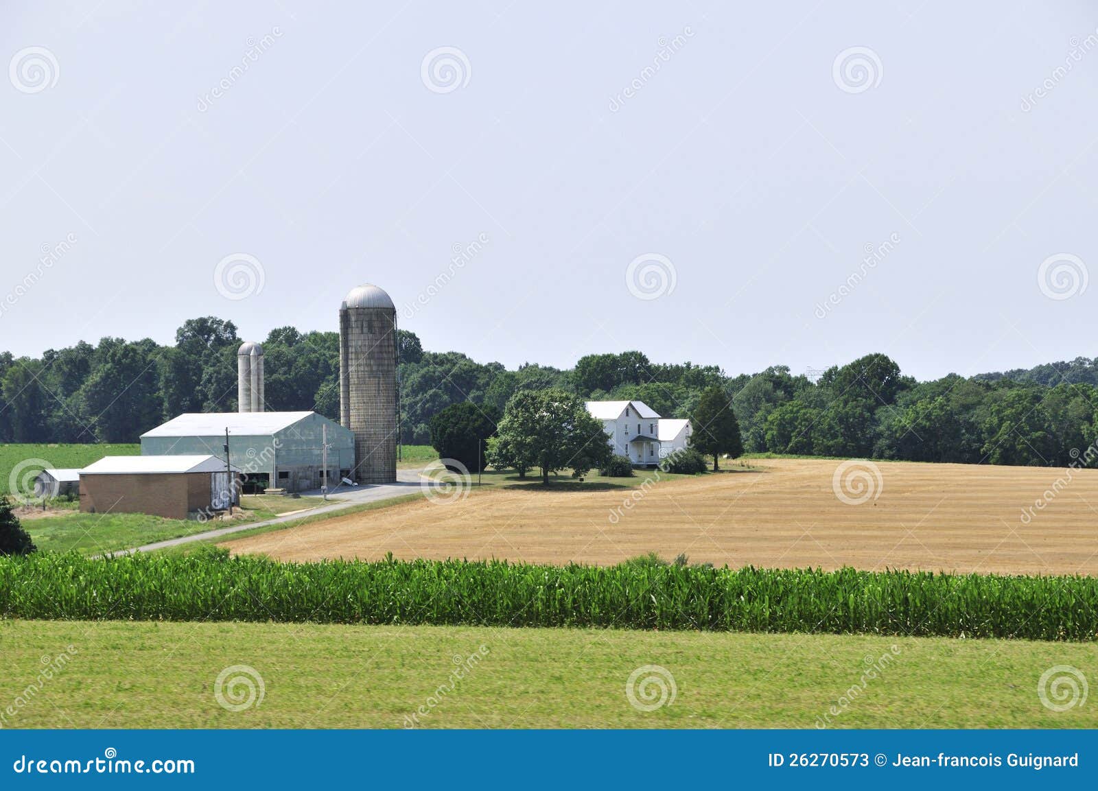 Amish farm stock image. Image of plant, farm, amish, silo - 26270573