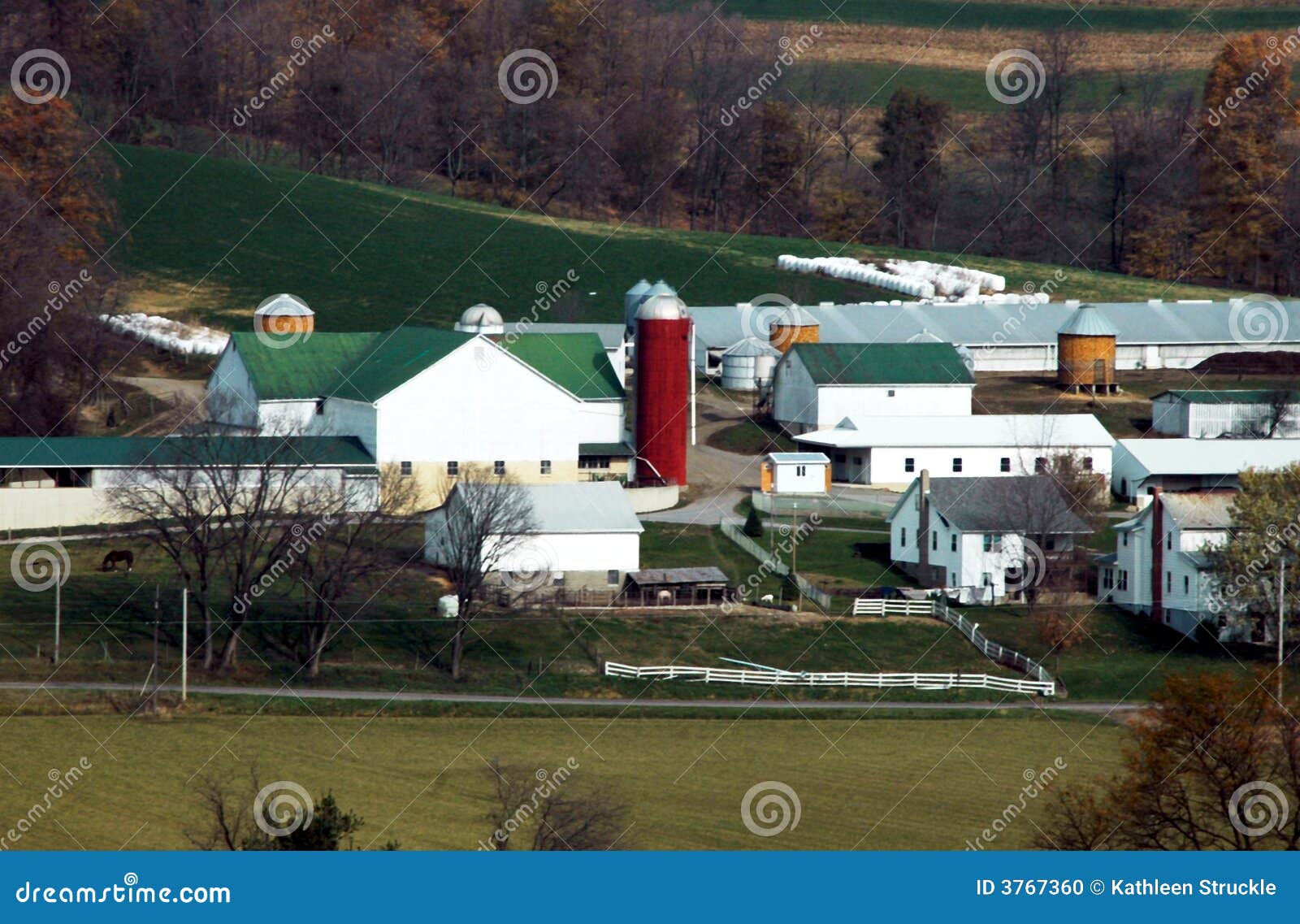 Amish Farm stock photo. Image of house, fields, lifestyle - 3767360