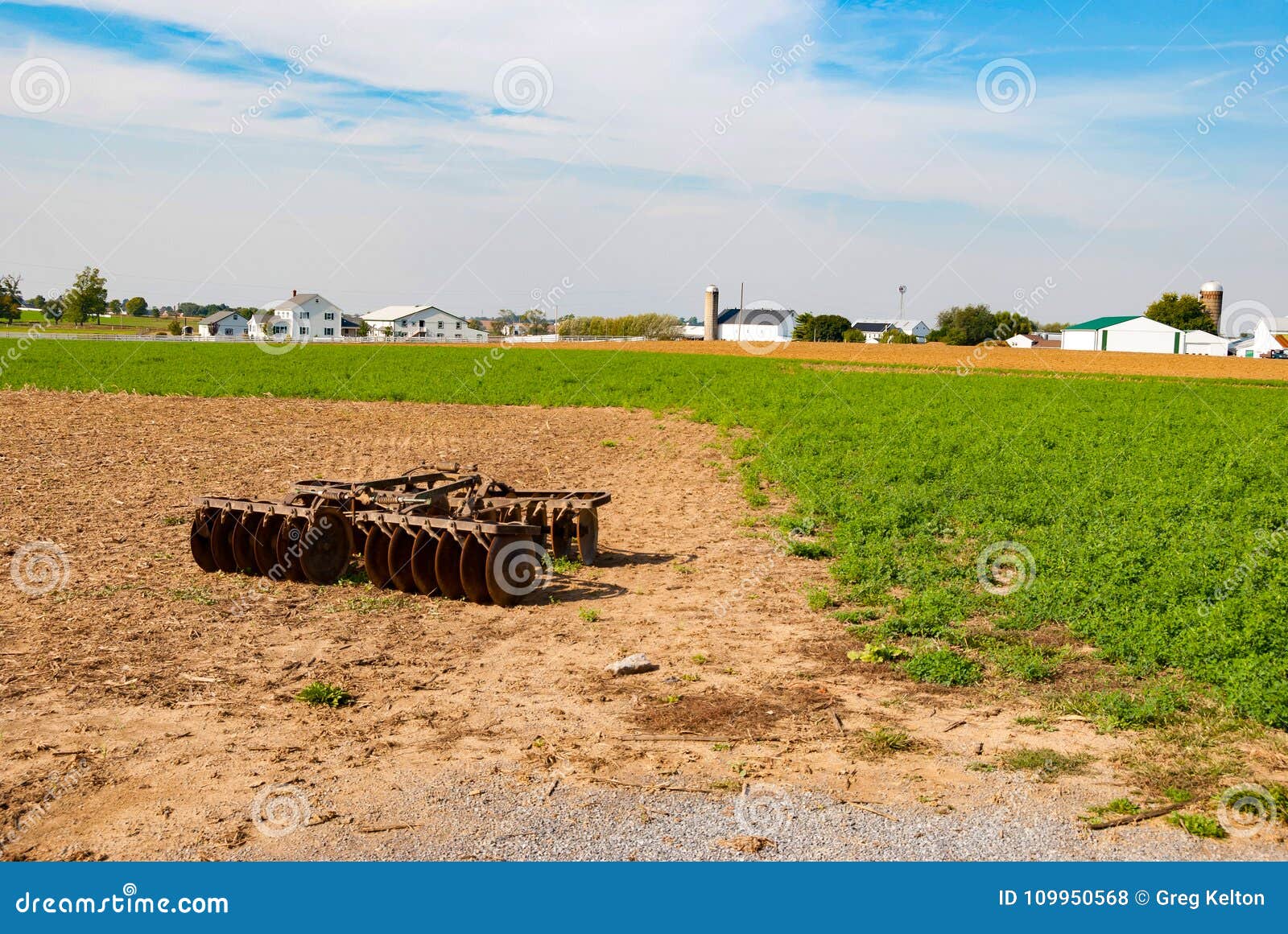 Amish Farm Equipment stock photo. Image of farm, plow - 109950568