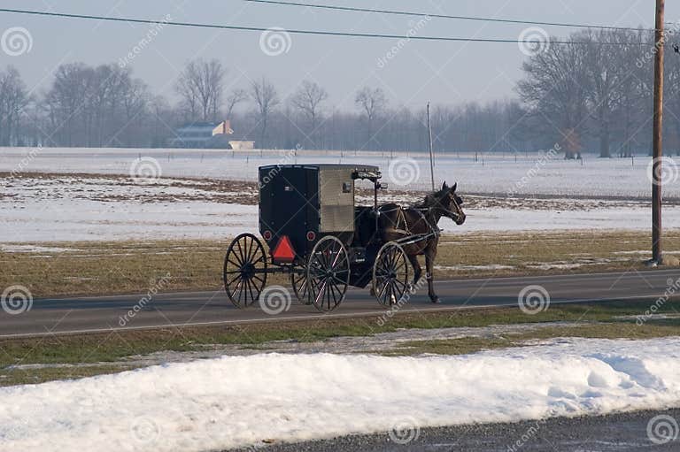 Amish Transportation stock image. Image of amish, simple - 70011