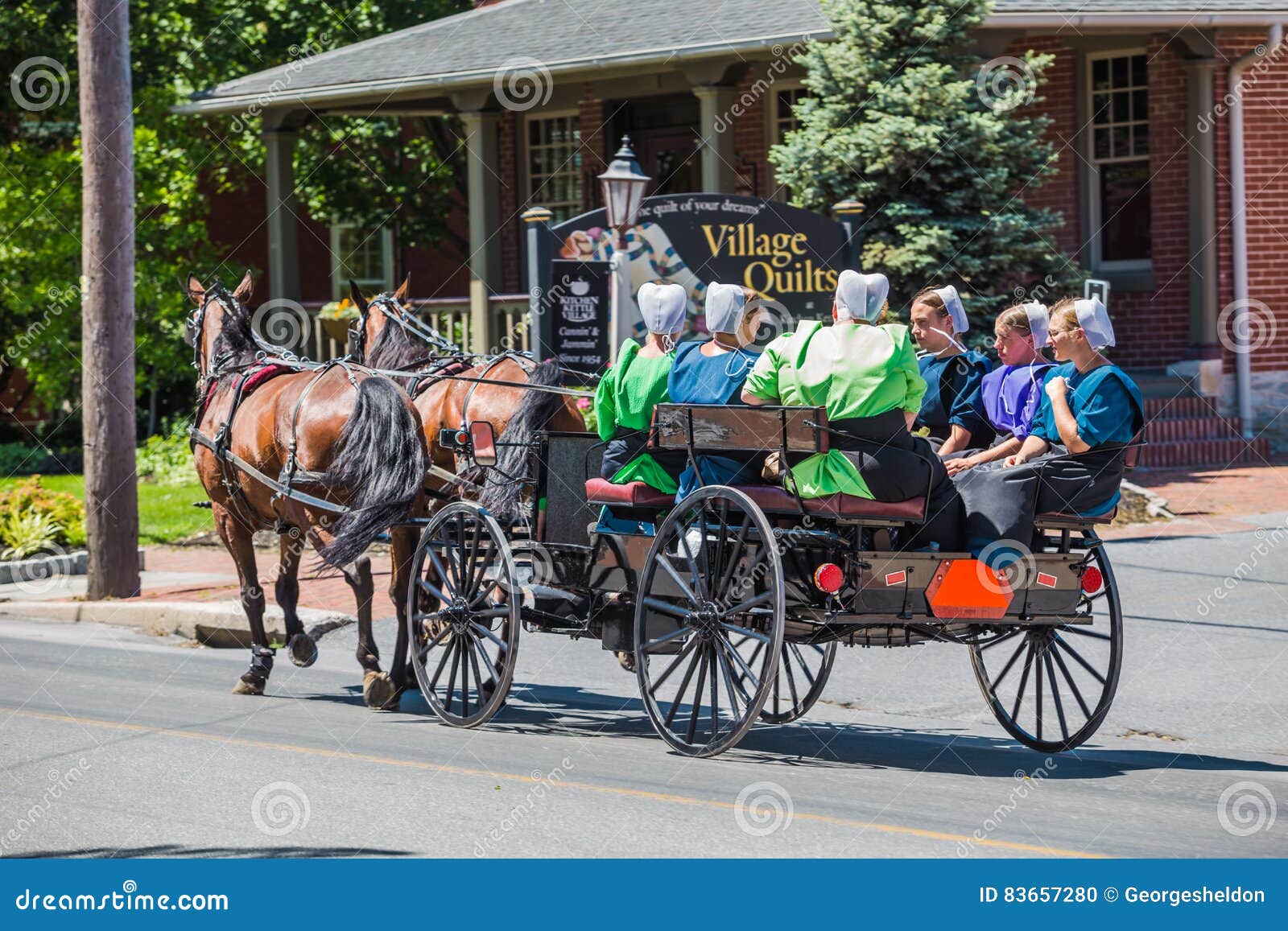 Amish Wagon Editorial Photo | CartoonDealer.com #96356655