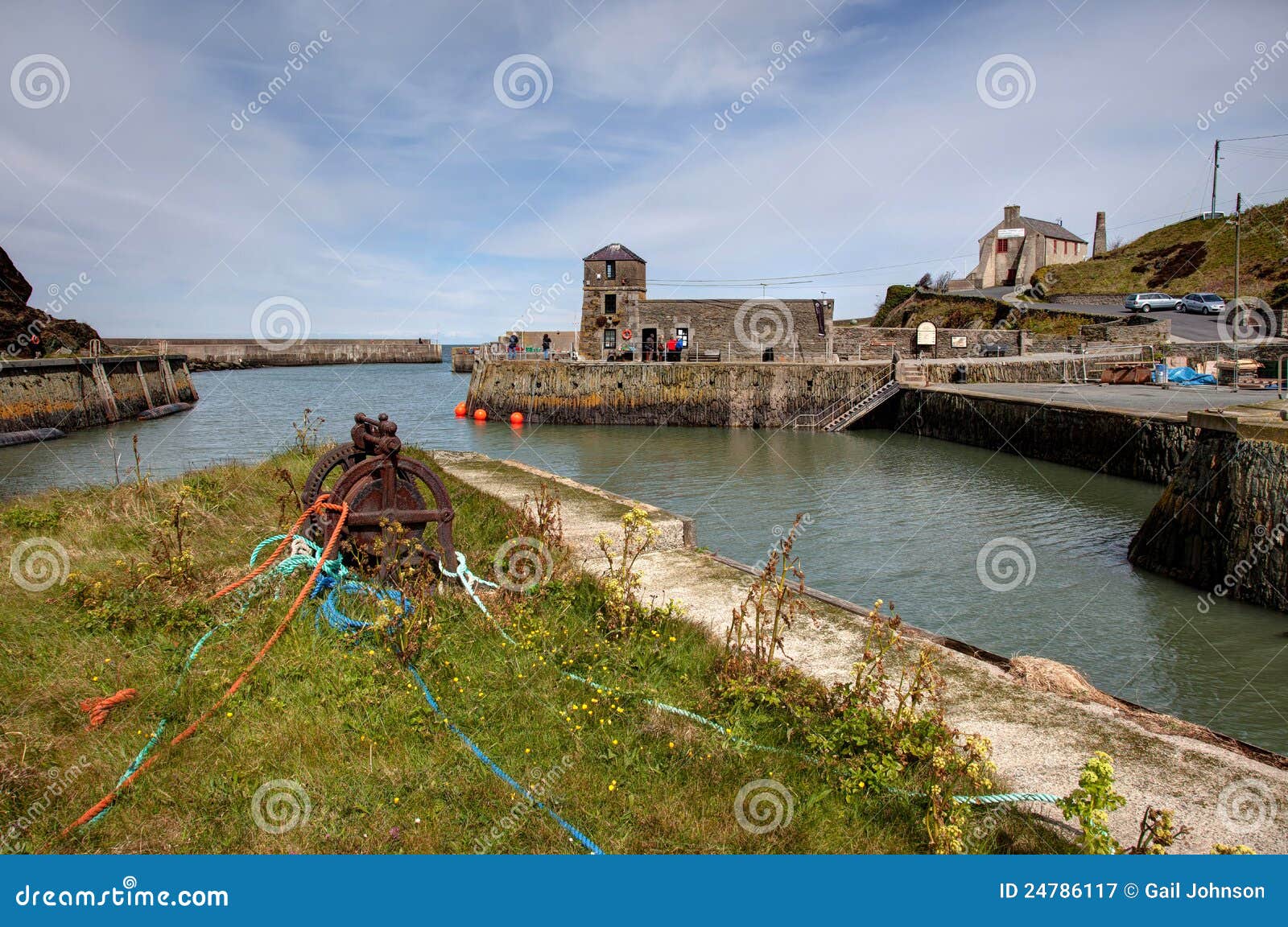 Amlwch Port stock image. Image of anglesey, isle, spring - 24786117