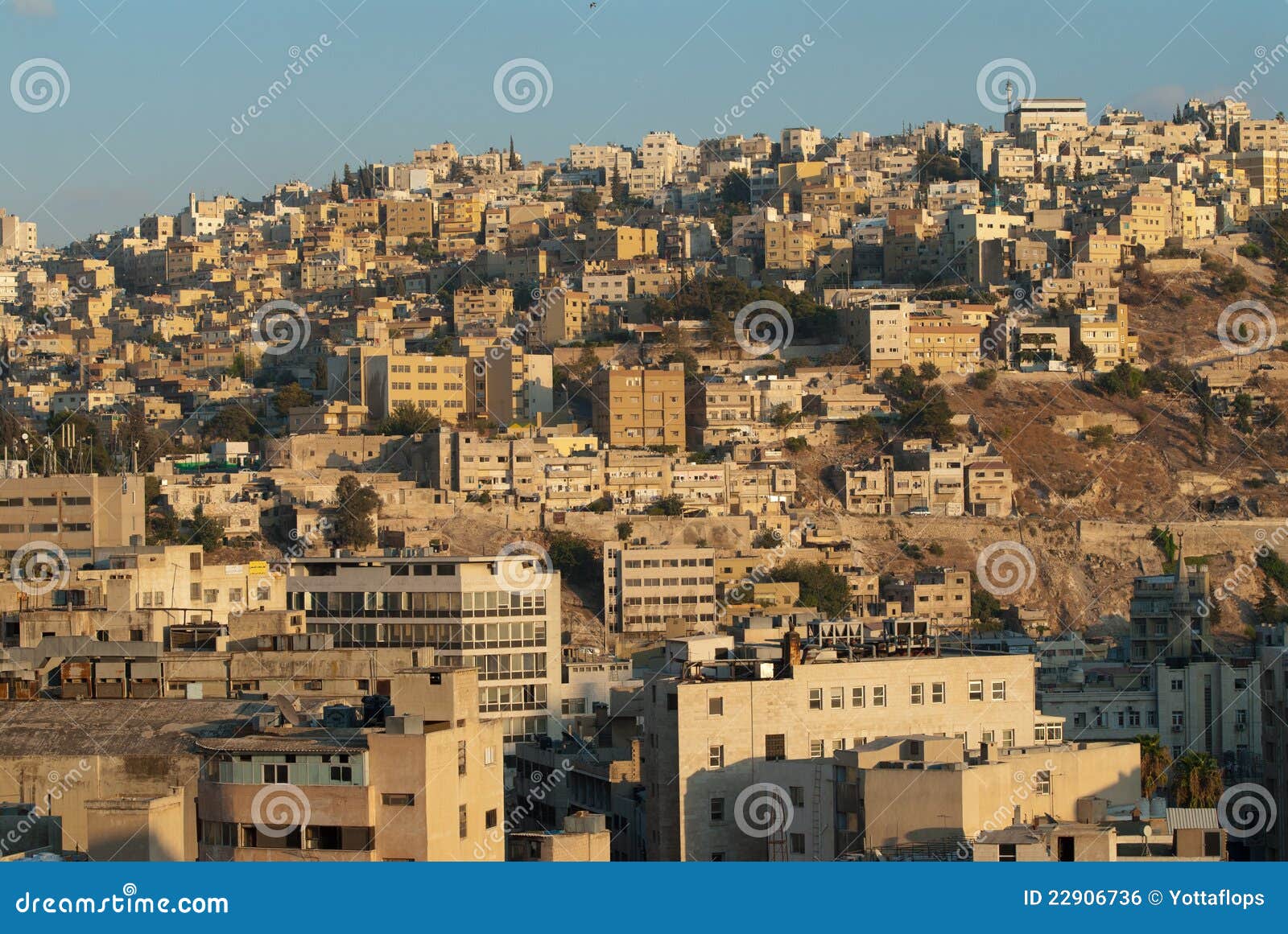 Amman stock photo. Image of historic, downtown, hill - 22906736