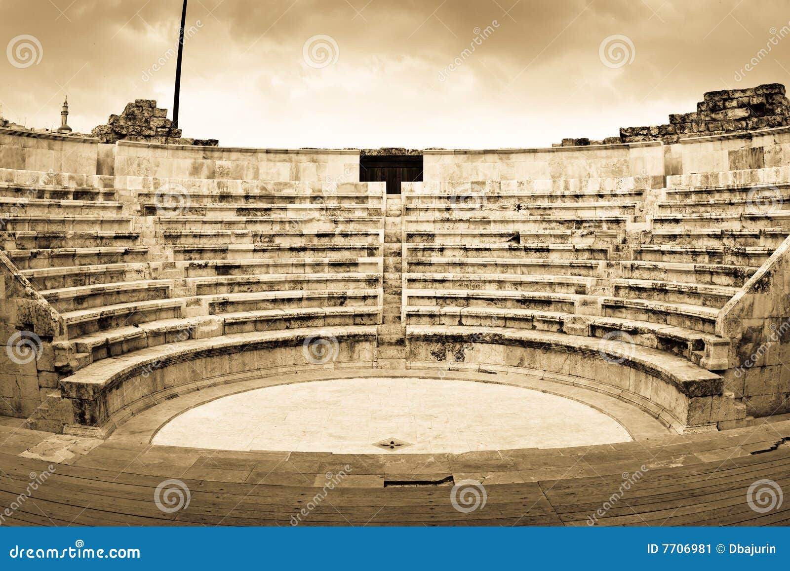 Amman Amphitheater - Jordan Stock Image - Image of monumental ...