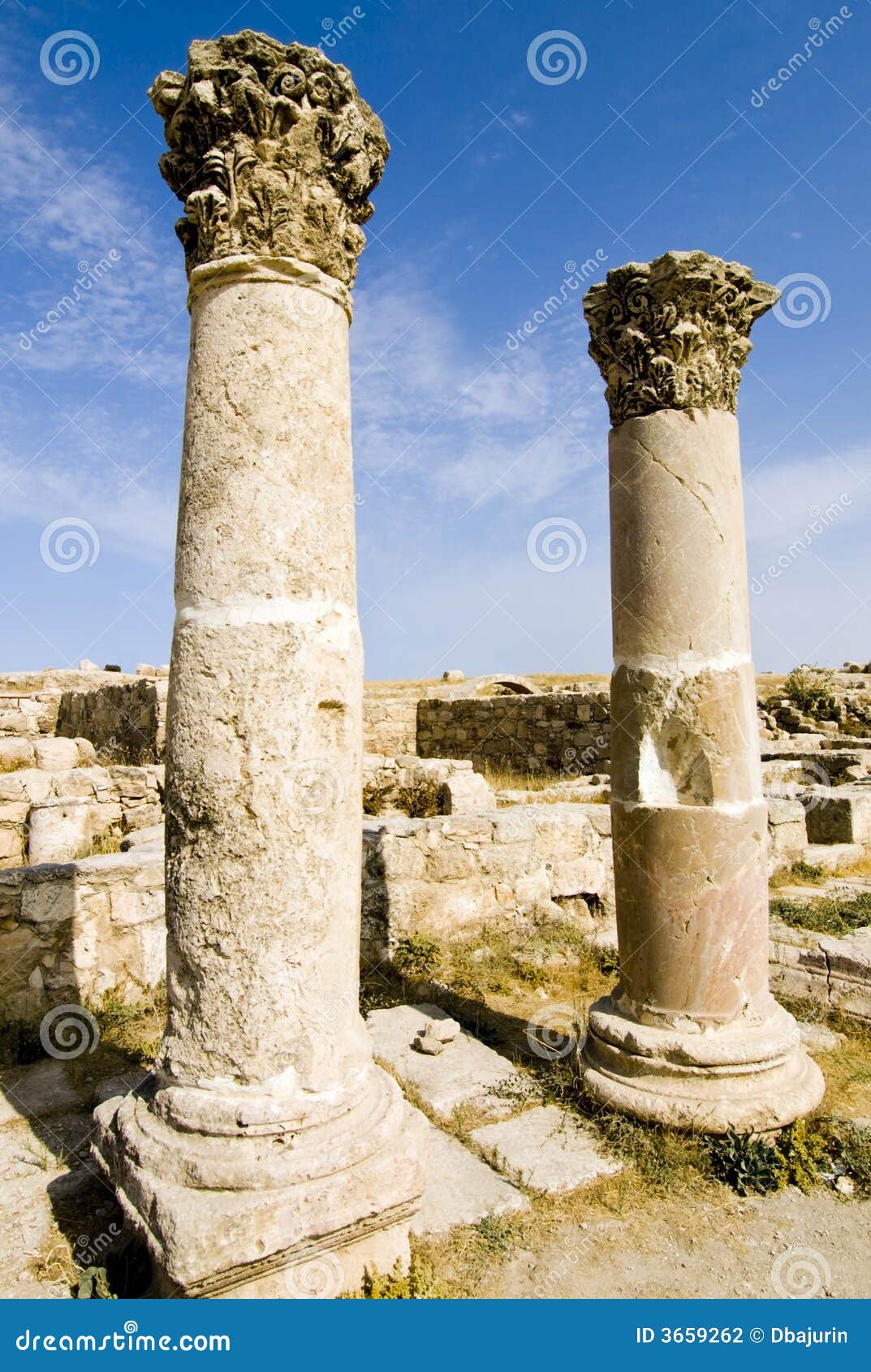 Amman Citadel stock photo. Image of historic, mosque, amman - 3659262