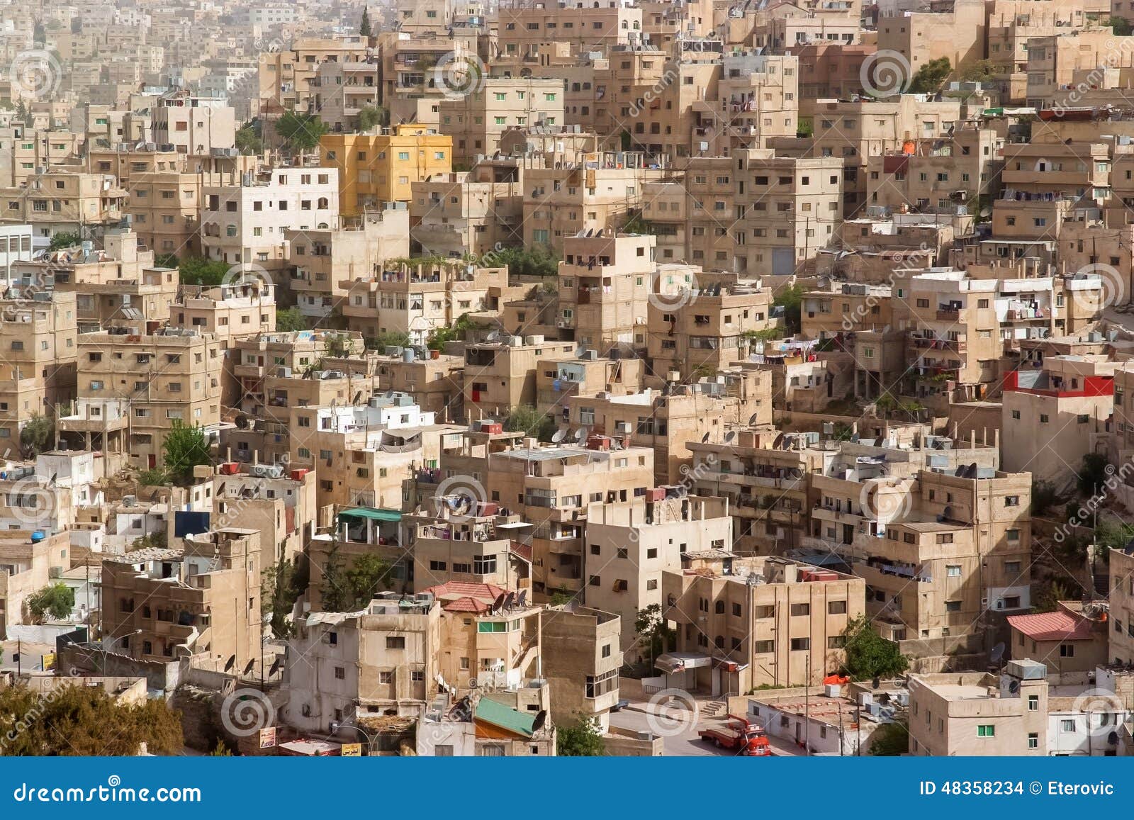 Amman, Jordan stock photo. Image of city, building, house - 48358234