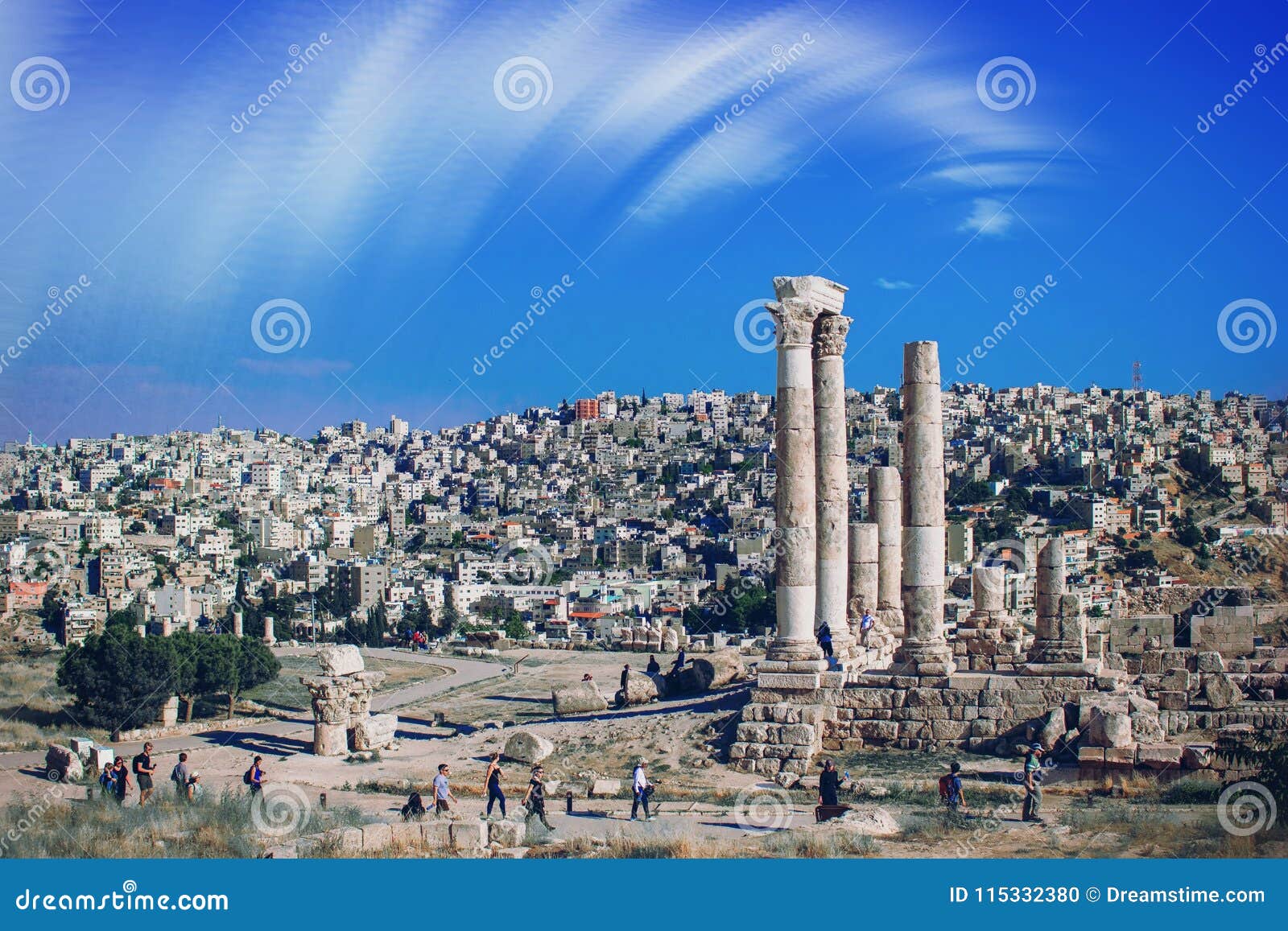 Amman, Jordan - October 06 2021: Downtown Market In The Capital Amman ...