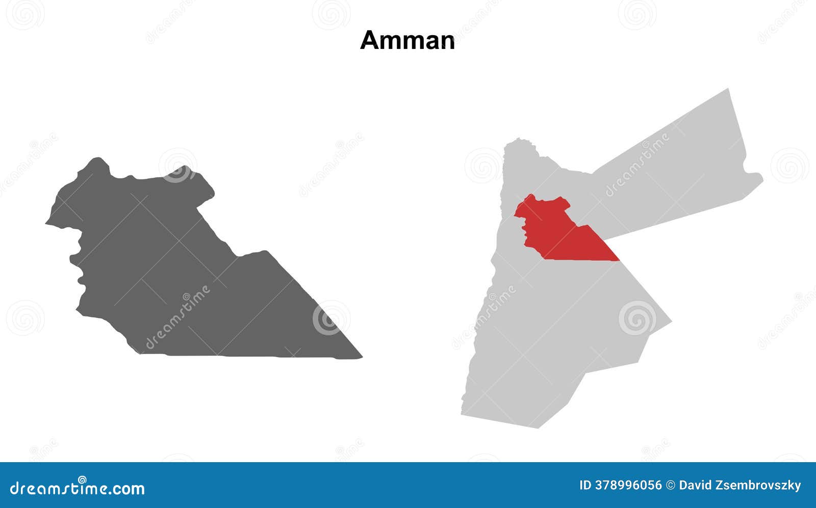 Amman Outline Map Cartoon Vector | CartoonDealer.com #324052143