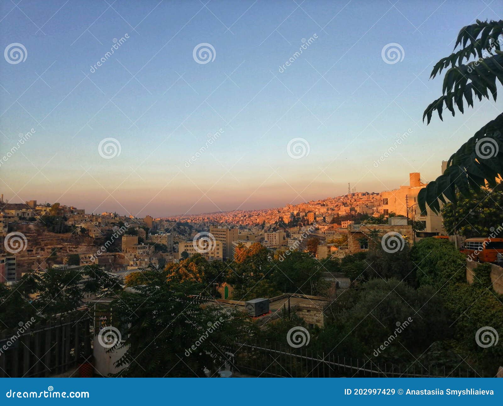 Amman view. Jordan editorial stock image. Image of tower - 202997429