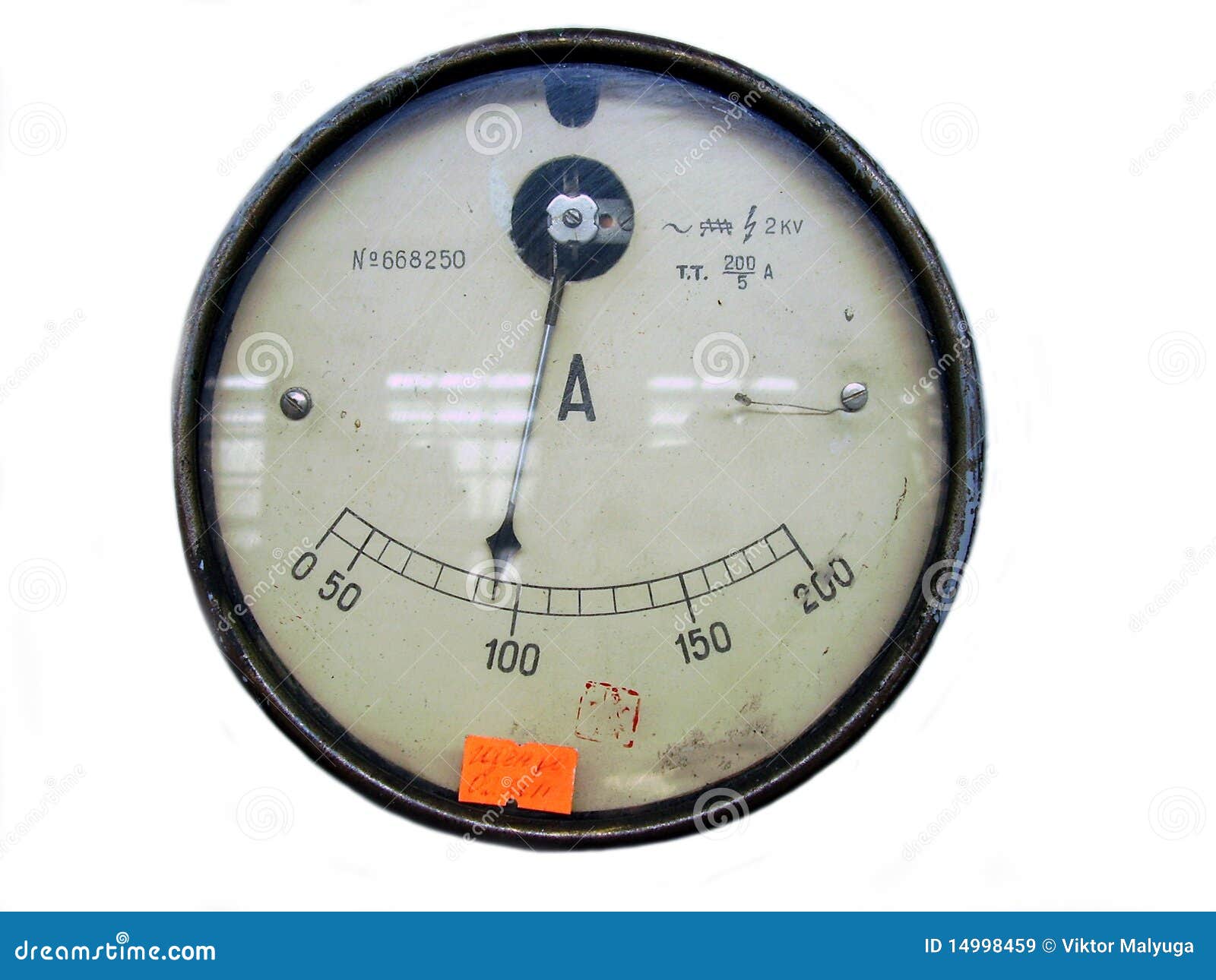 Ammeter stock image. Image of electrical, electric, power - 14998459