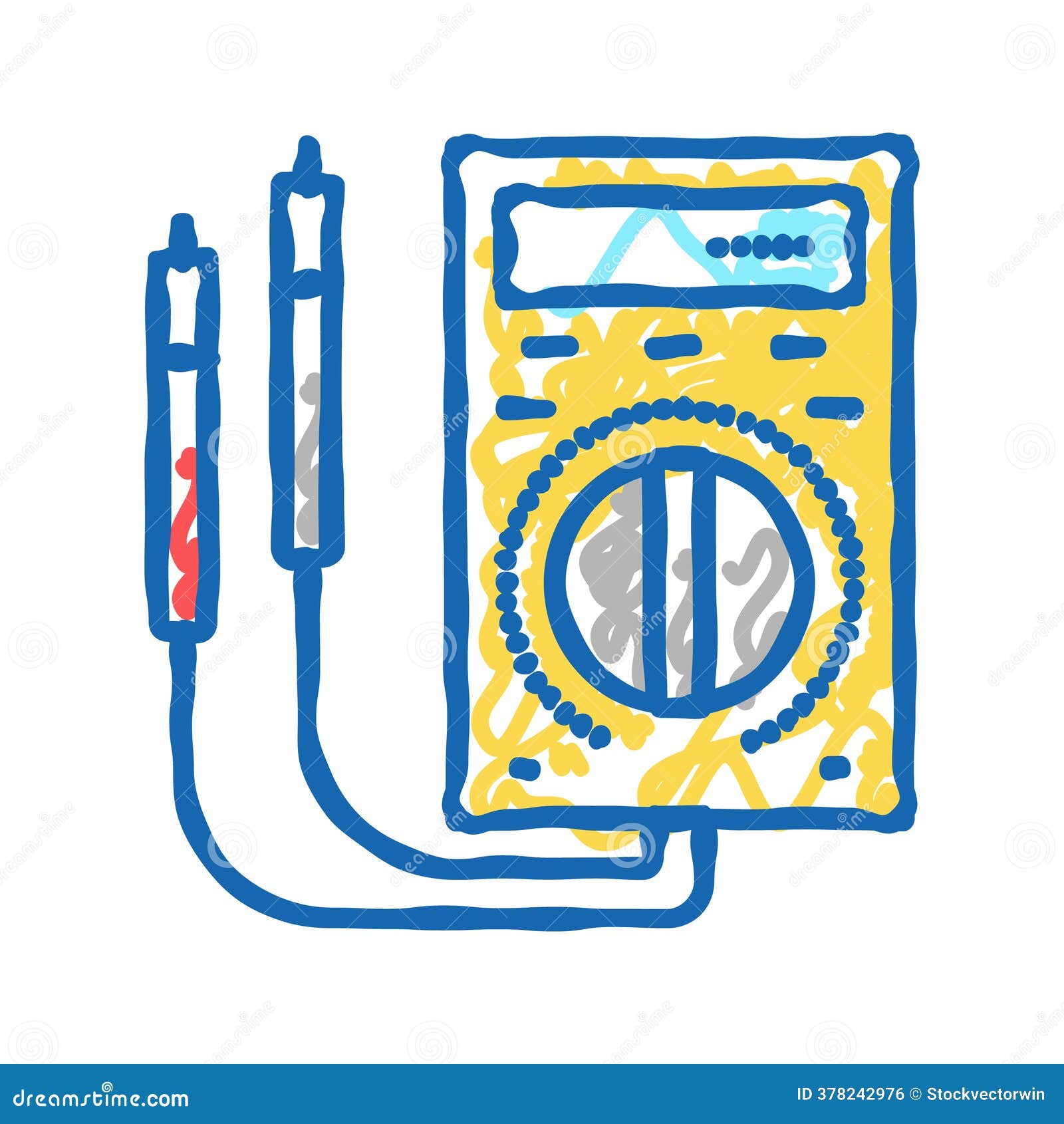 Linear Ammeter Icon From Electronics Outline Collection. Thin Line ...
