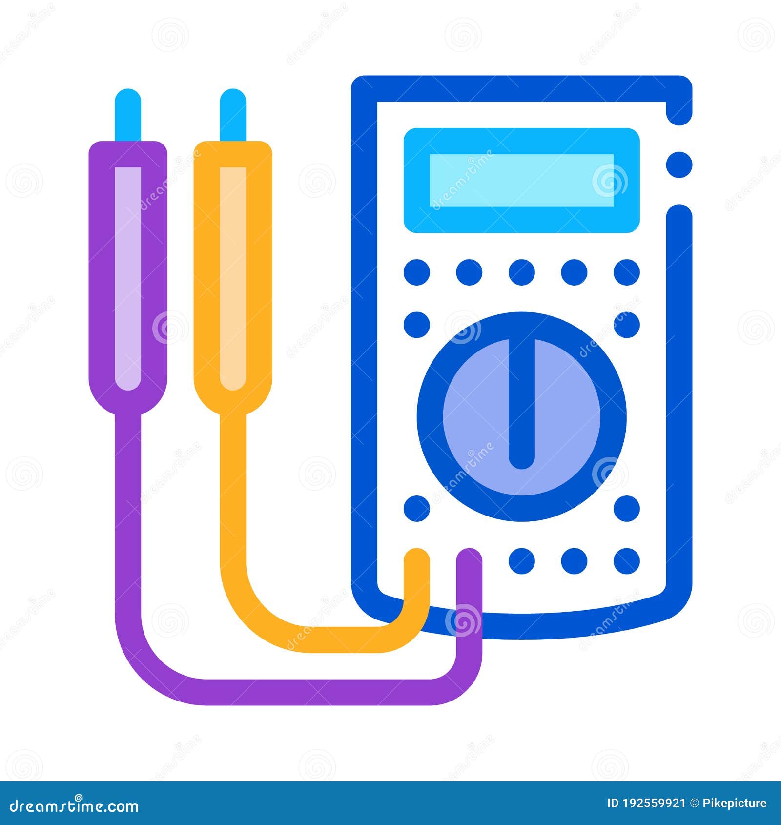 Ammeter Tool Icon Vector Outline Illustration Stock Vector ...