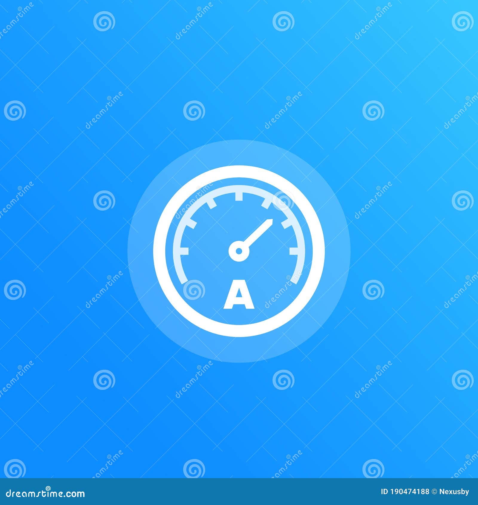 Vector Ammeter Icon | CartoonDealer.com #233700718
