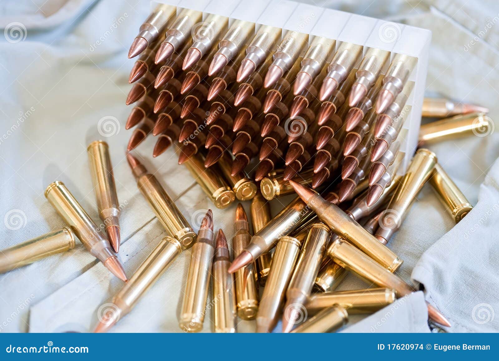 Ammo stock photo. Image of bullet, close, ammunition - 17620974