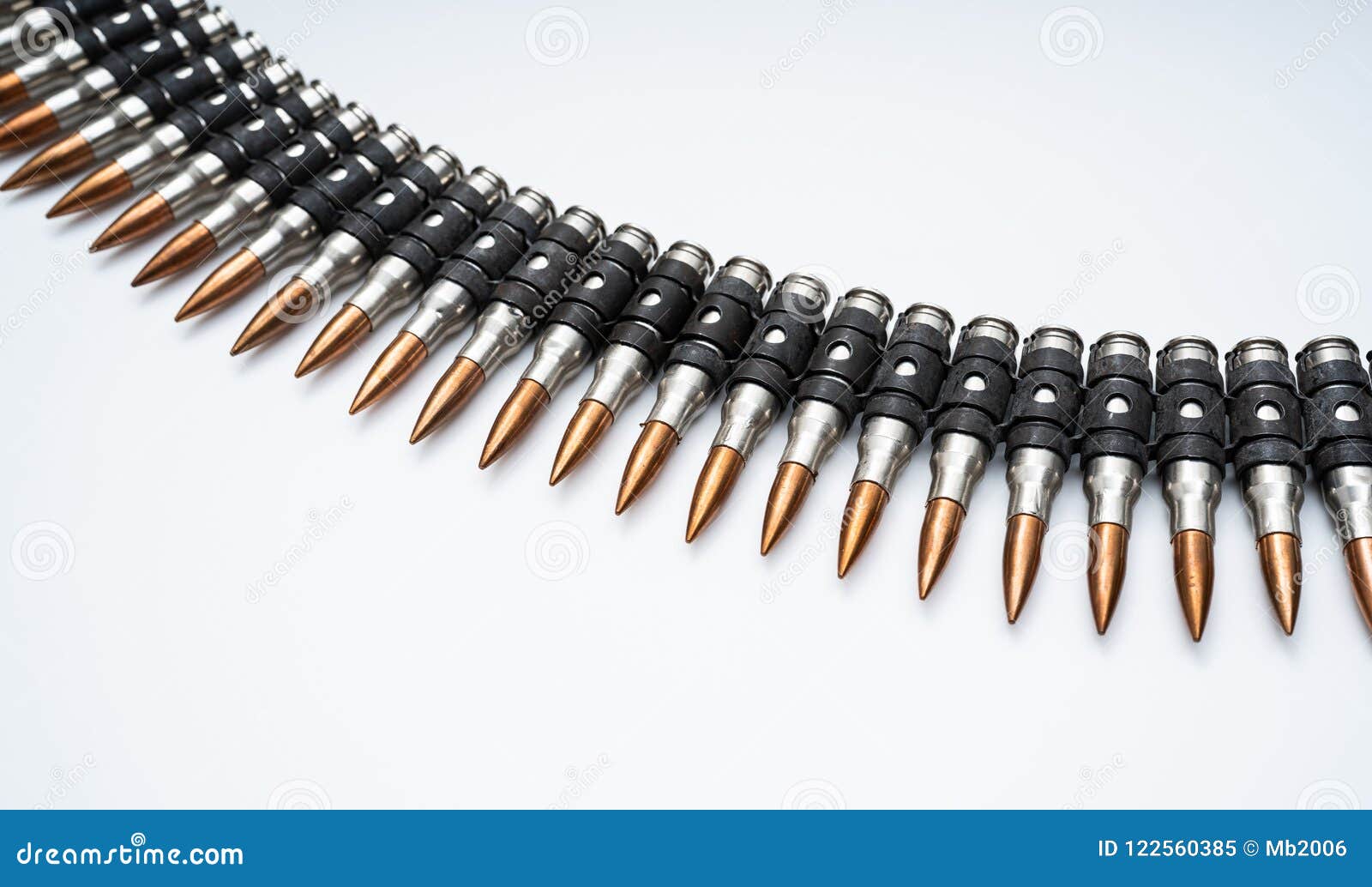 Ammo belt full of bullets stock image. Image of shell - 122560385