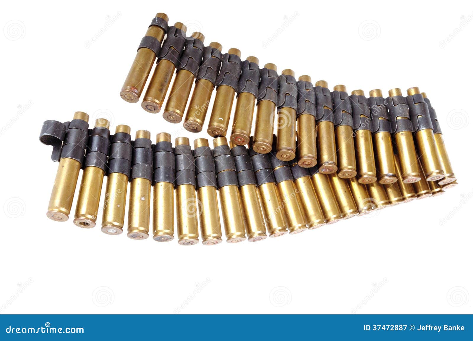 Ammo belt stock image. Image of military, rifle, firearm - 37472887