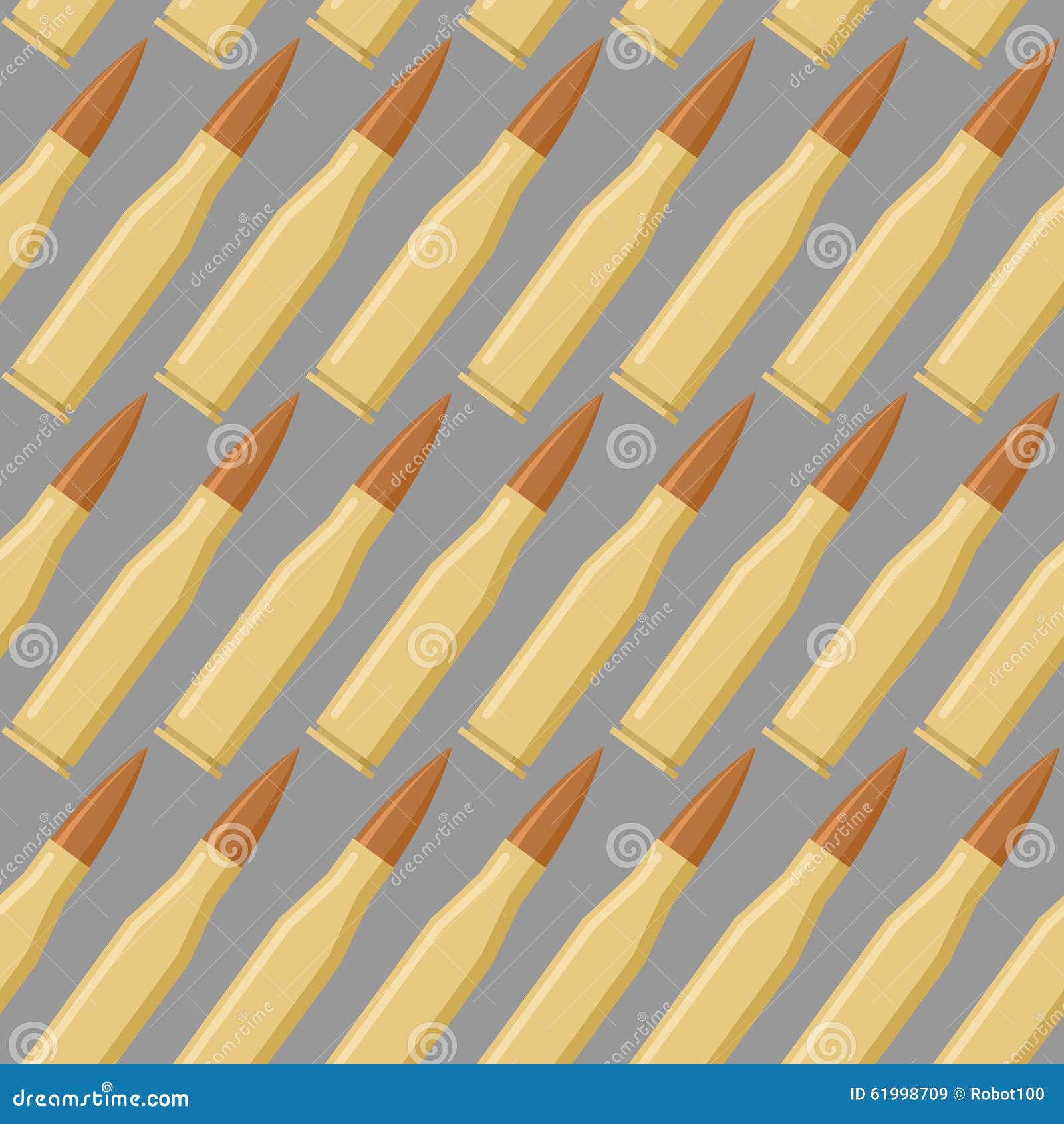 Ammo Seamless Pattern. War Accessory Texture Stock Vector ...