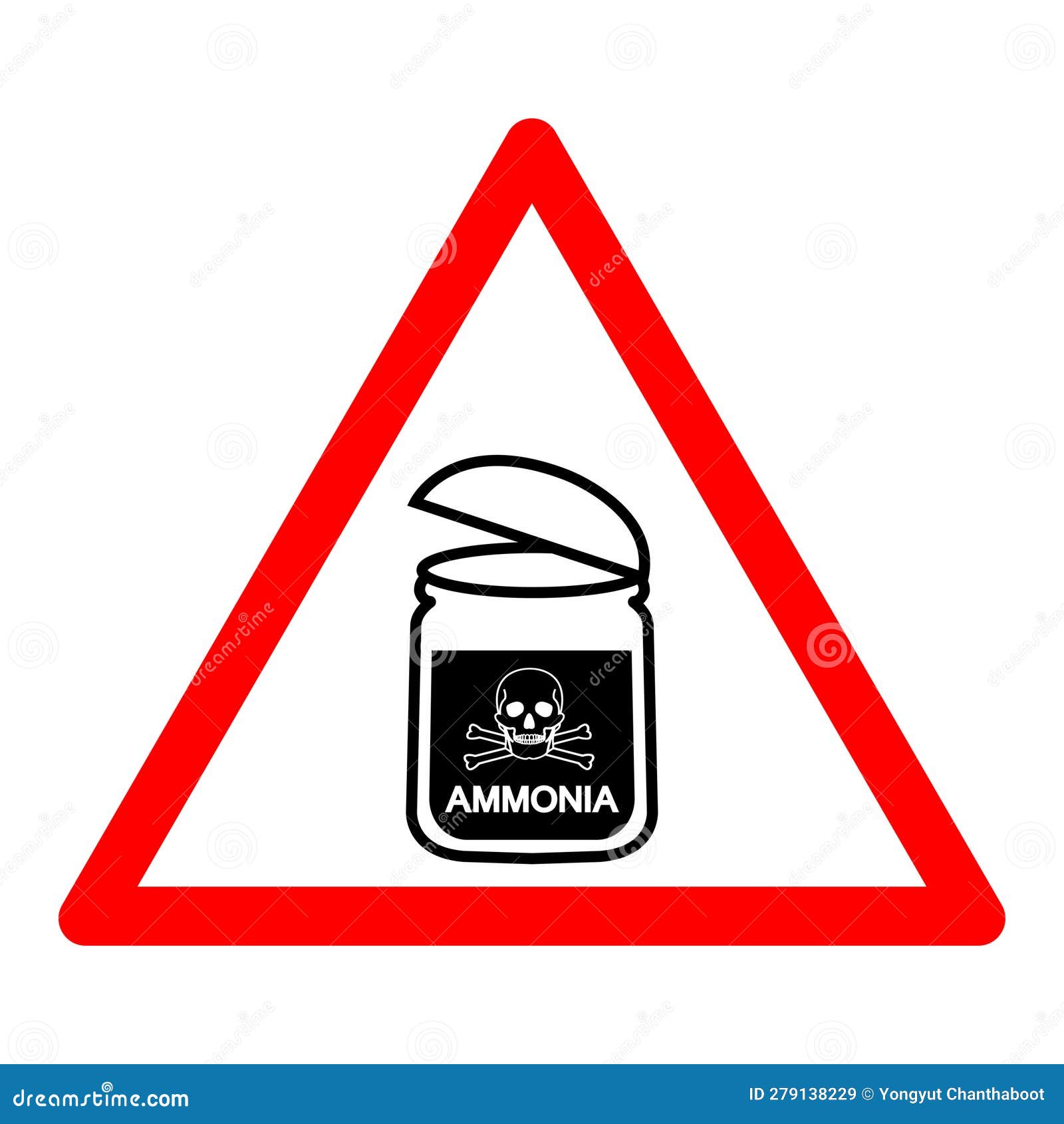 Ammonia Symbol Sign ,Vector Illustration, Isolate on White Background ...