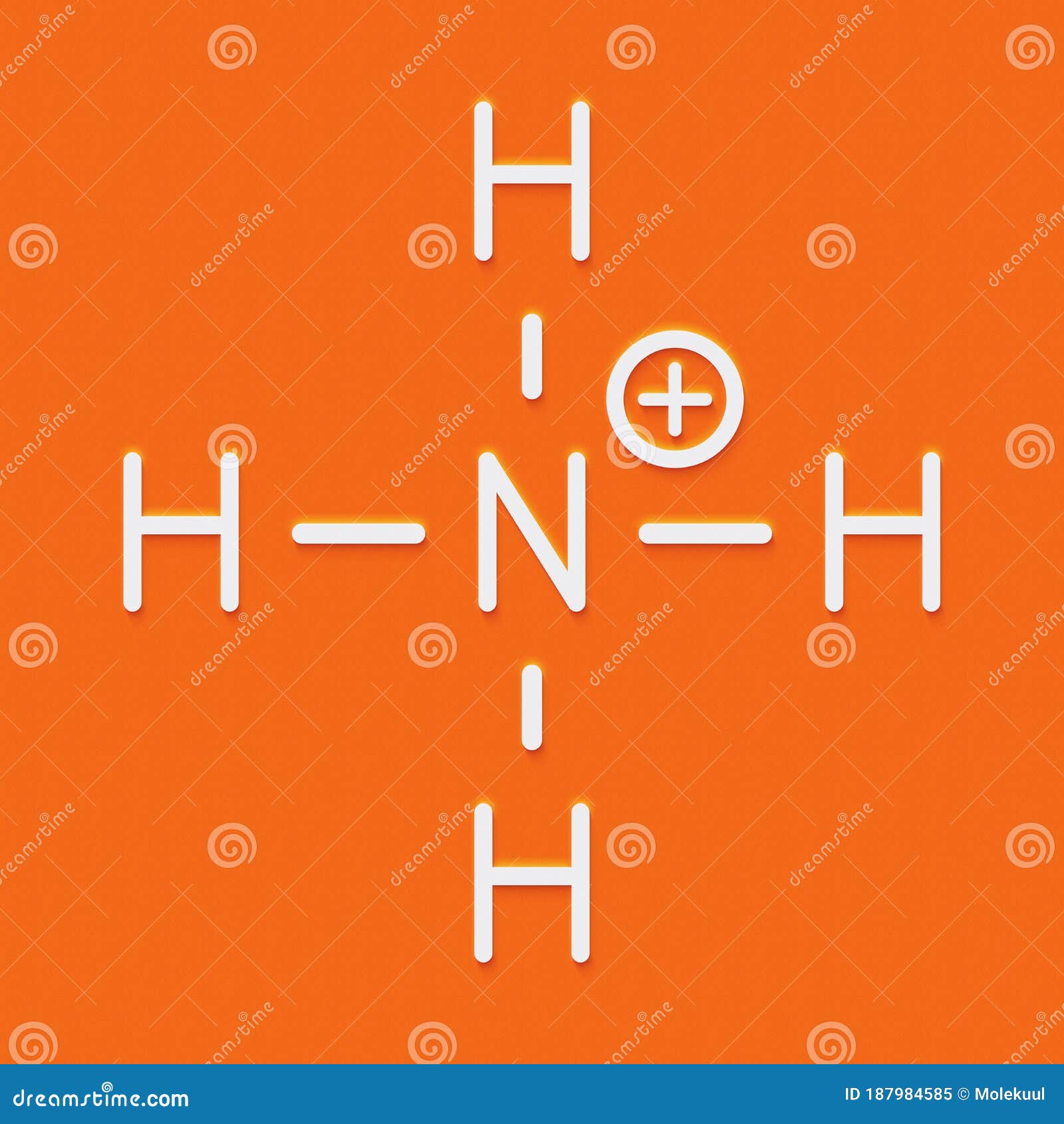 Ammonium Cation, NH4 And Ammonia, NH3 Molecule. Structural Chemical ... Ammonium Cation, NH4 And Ammonia, NH3 Molecule. Structural Chemical ...
