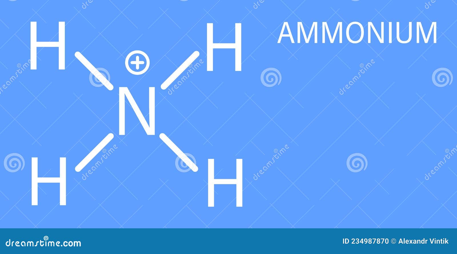 Ammonium Cation, NH4 And Ammonia, NH3 Molecule. Structural Chemical ... Ammonium Cation, NH4 And Ammonia, NH3 Molecule. Structural Chemical ...