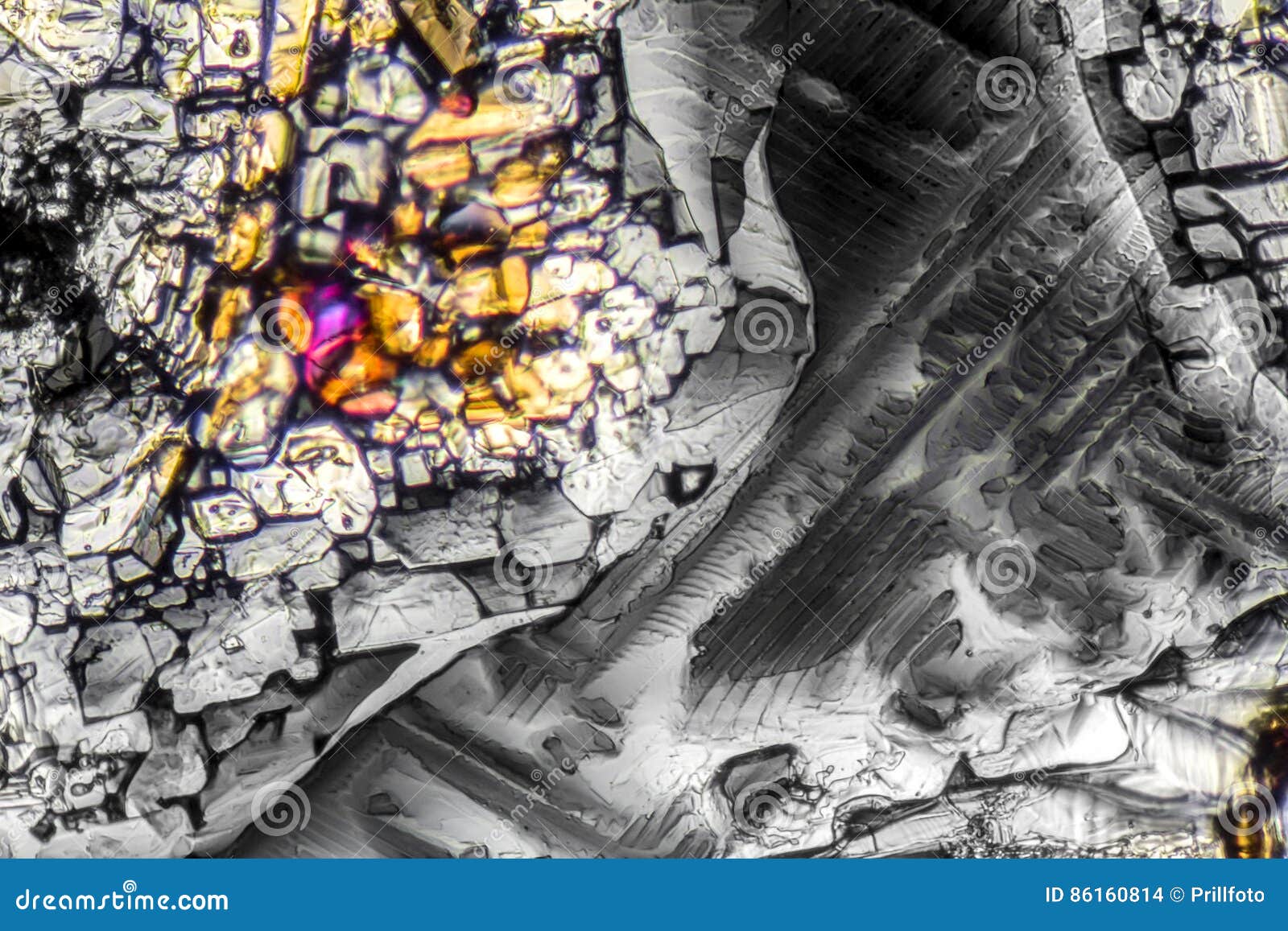 Ammonium Sulfate Microcrystals Stock Photo - Image of mineralogy, light ...