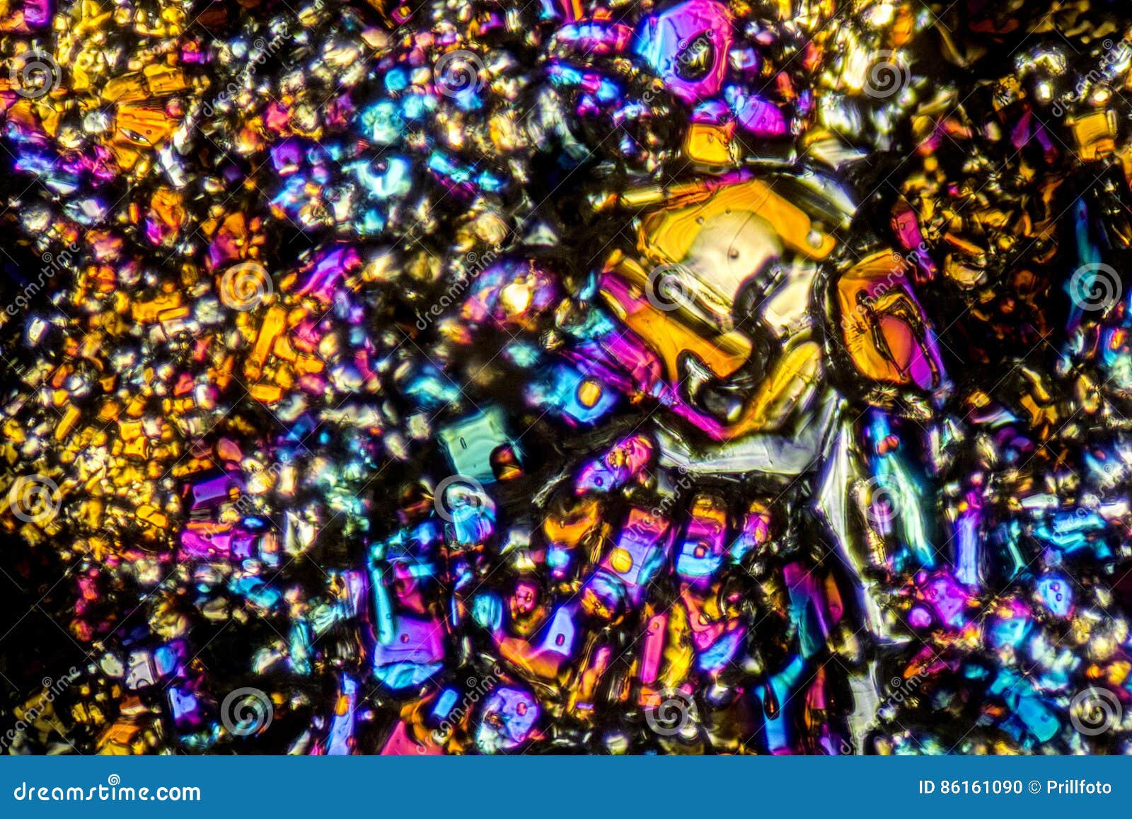 Ammonium Sulfate Microcrystals Stock Photo - Image of macro ...