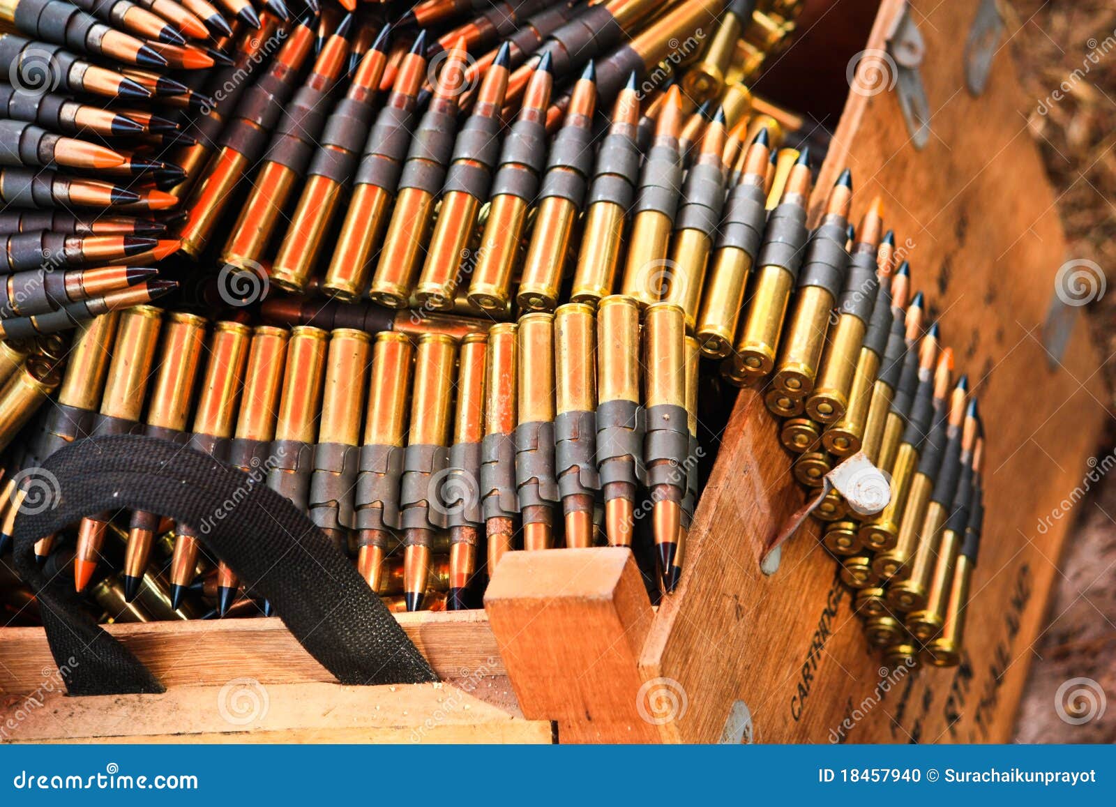 Ammunition stock photo. Image of army, bullet, cartridge - 18457940