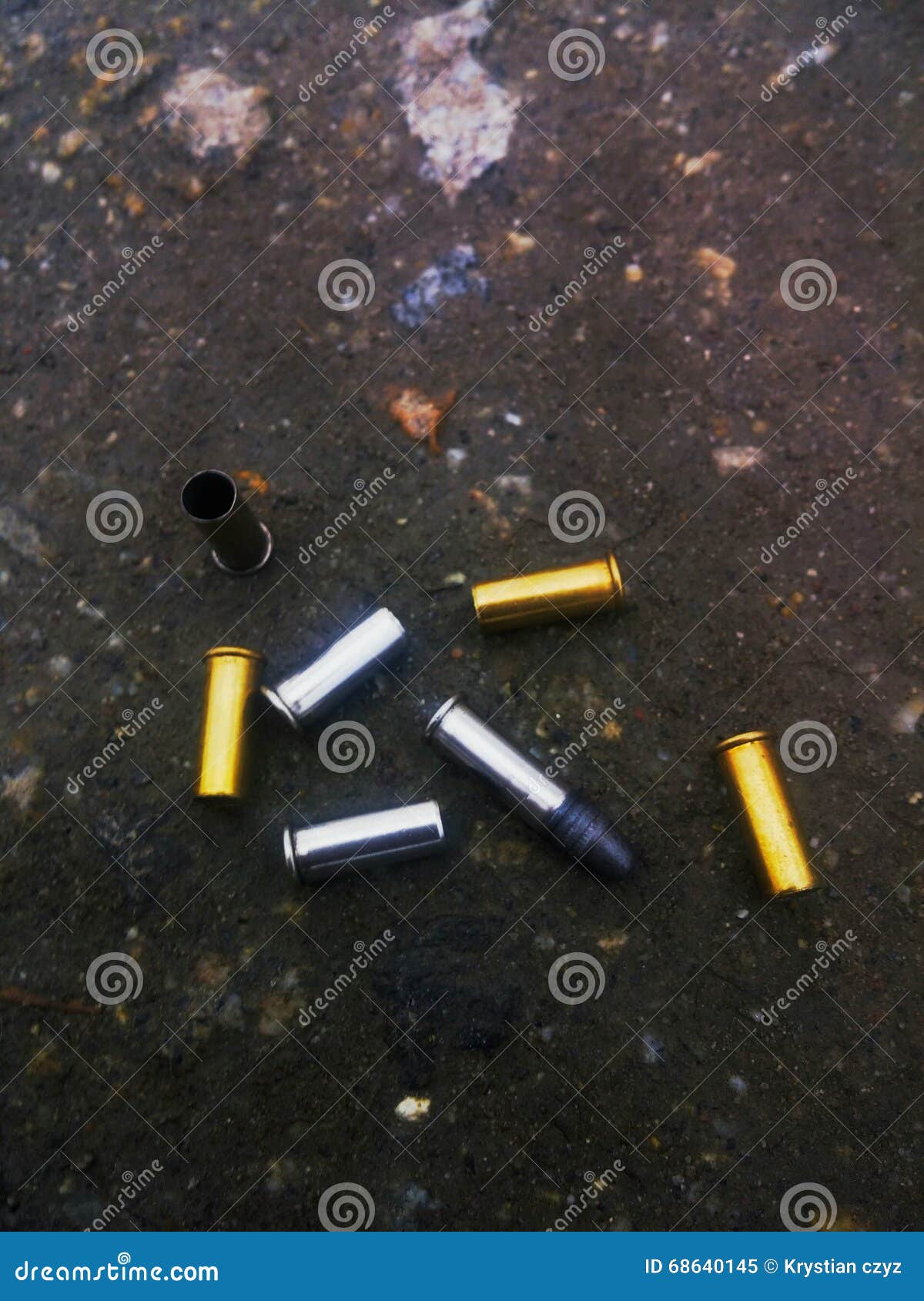 Ammunition and scales stock image. Image of ground, pistol - 68640145