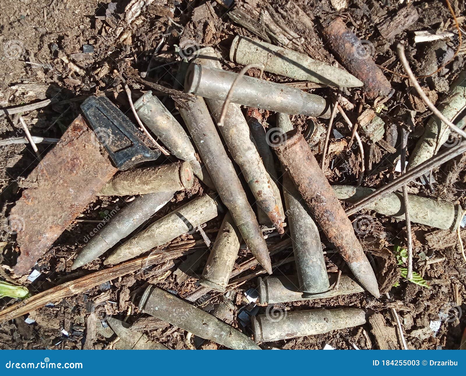 Ammunition from World War II Stock Image - Image of world, ammunition ...