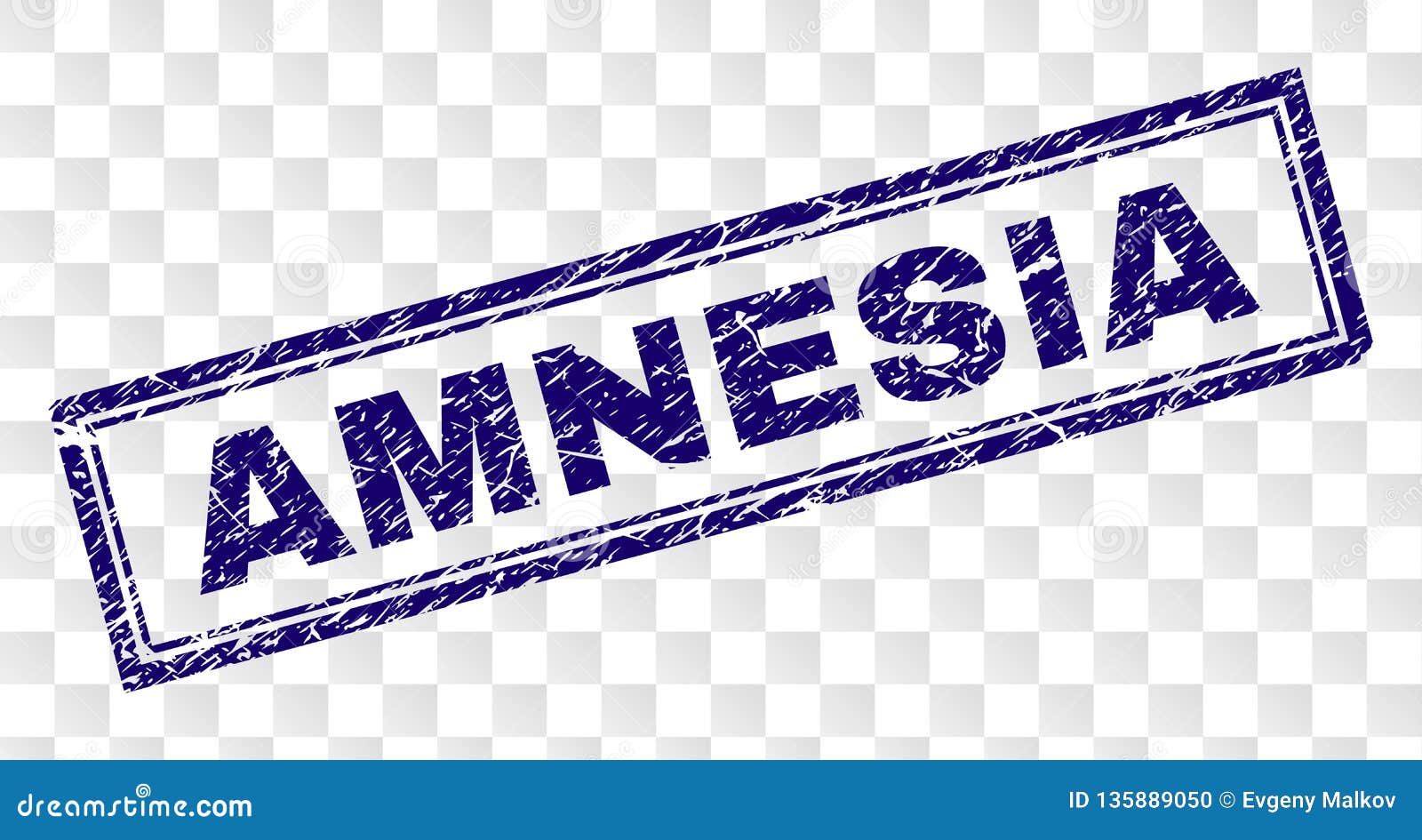 Scratched AMNESIA Rectangle Stamp Stock Vector - Illustration of ...