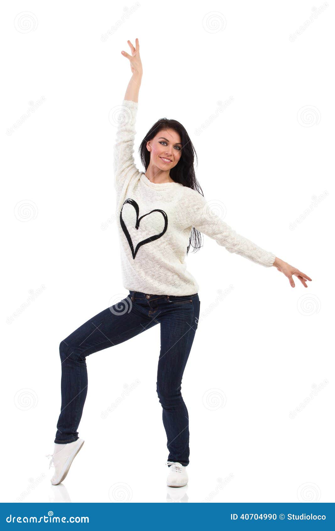 Amo ballare fotografia stock. Immagine di attraente, caucasico - 40704990