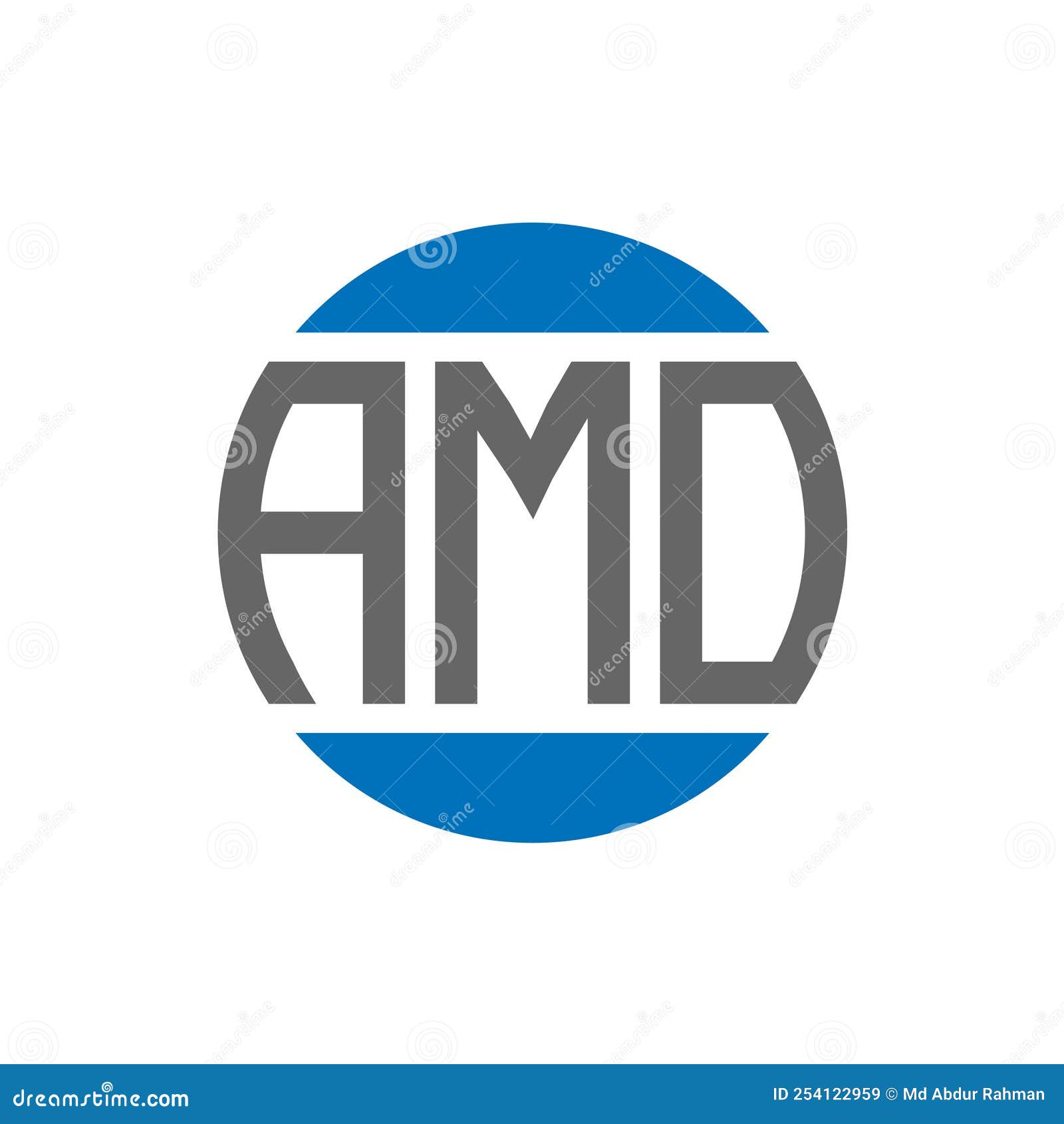 AMO Letter Logo Design on White Background. AMO Creative Initials ...