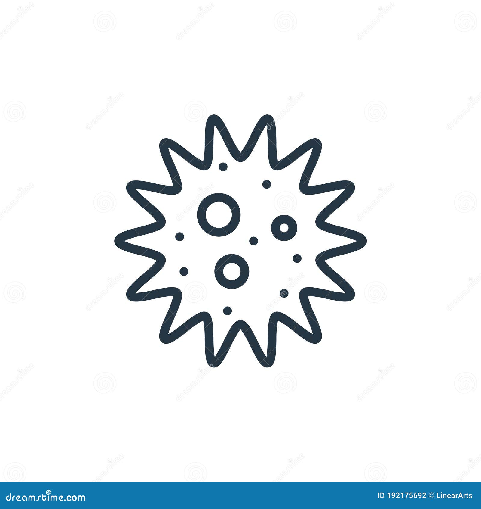 Amoeba - Microorganism - Vector Full Color Illustration For. Bacteria ...