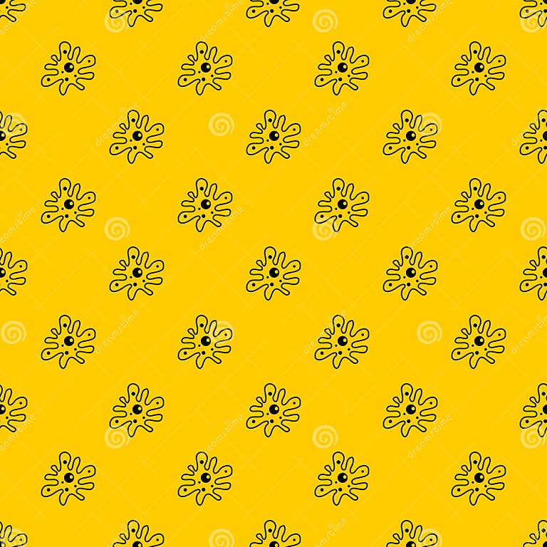 Amoeba pattern vector stock vector. Illustration of biological - 154819228