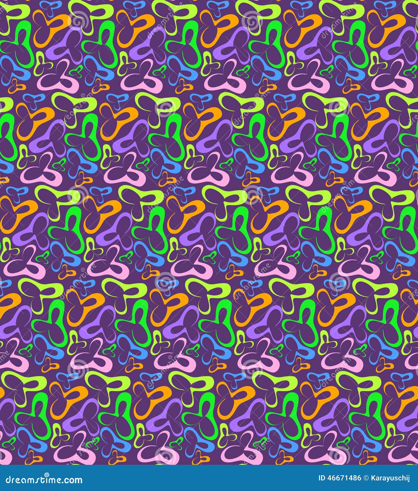 Amoeba Pattern Texture stock vector. Illustration of pattern - 46671486