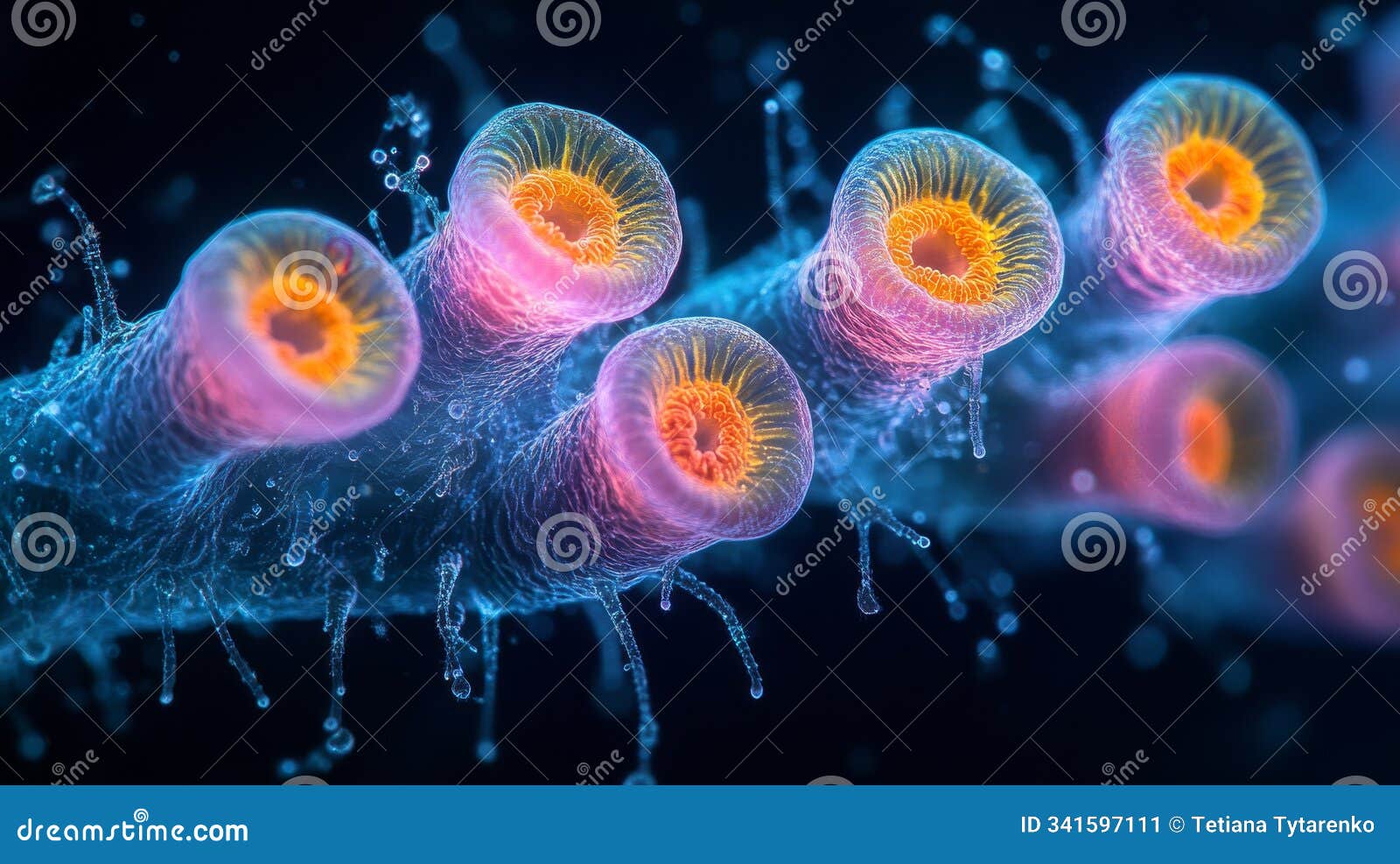 Amoebas Thriving in a Freshwater Environment Captured Under a ...