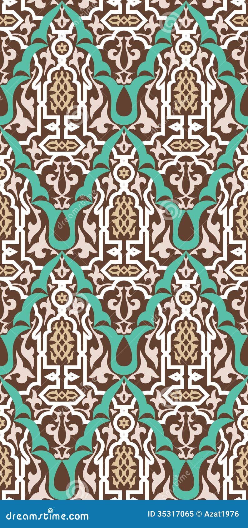Amol Seamless Pattern stock vector. Illustration of pattern - 35317065