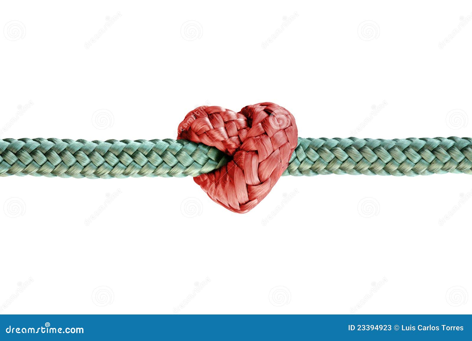 Amor amarrado imagem de stock. Imagem de ciano, nylon - 23394923