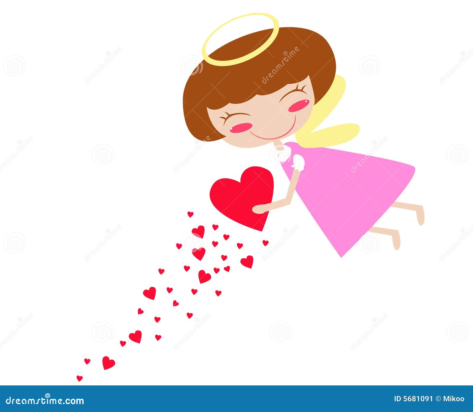 Amor de hadas ilustración del vector. Ilustración de navidad - 5681091