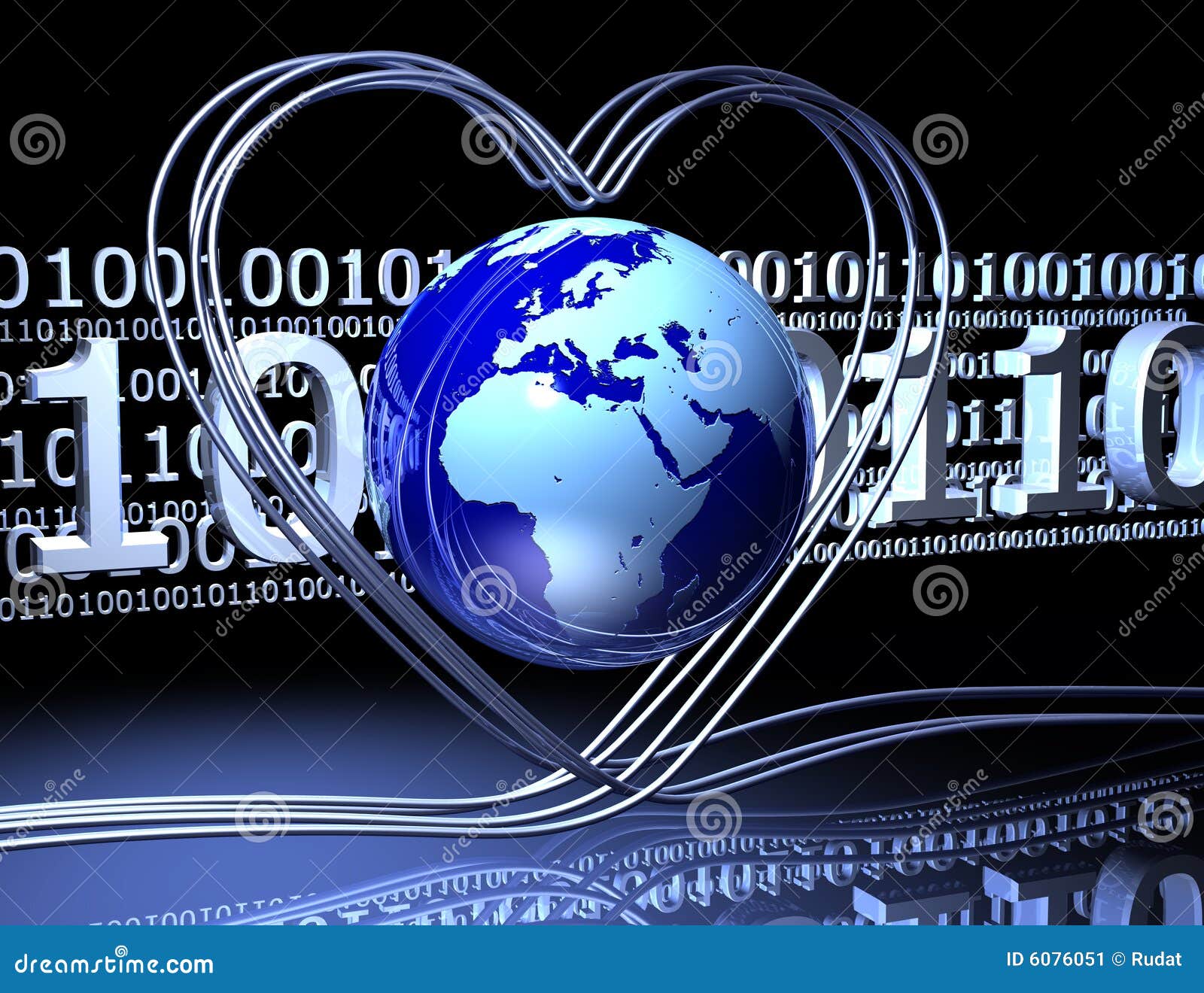 Amor en el Internet stock de ilustración. Ilustración de internet - 6076051