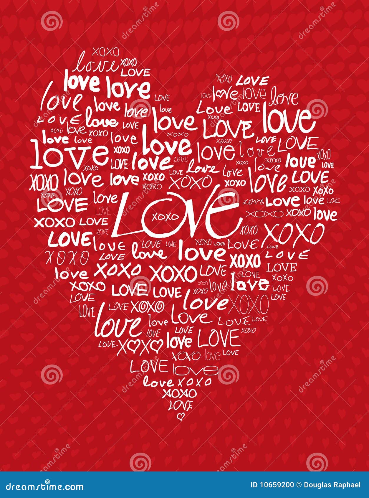 Amor Escrito En Diverso Cursivo Ilustración del Vector - Ilustración de ...