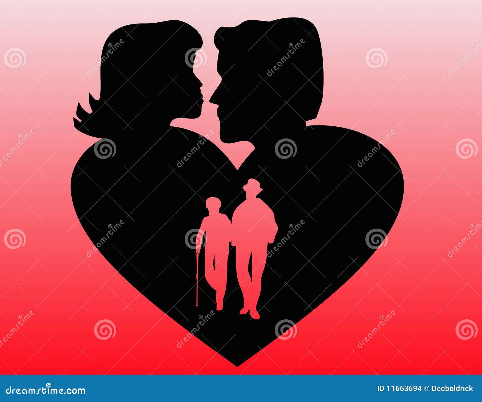 Amor eterno ilustración del vector. Ilustración de concepto - 11663694