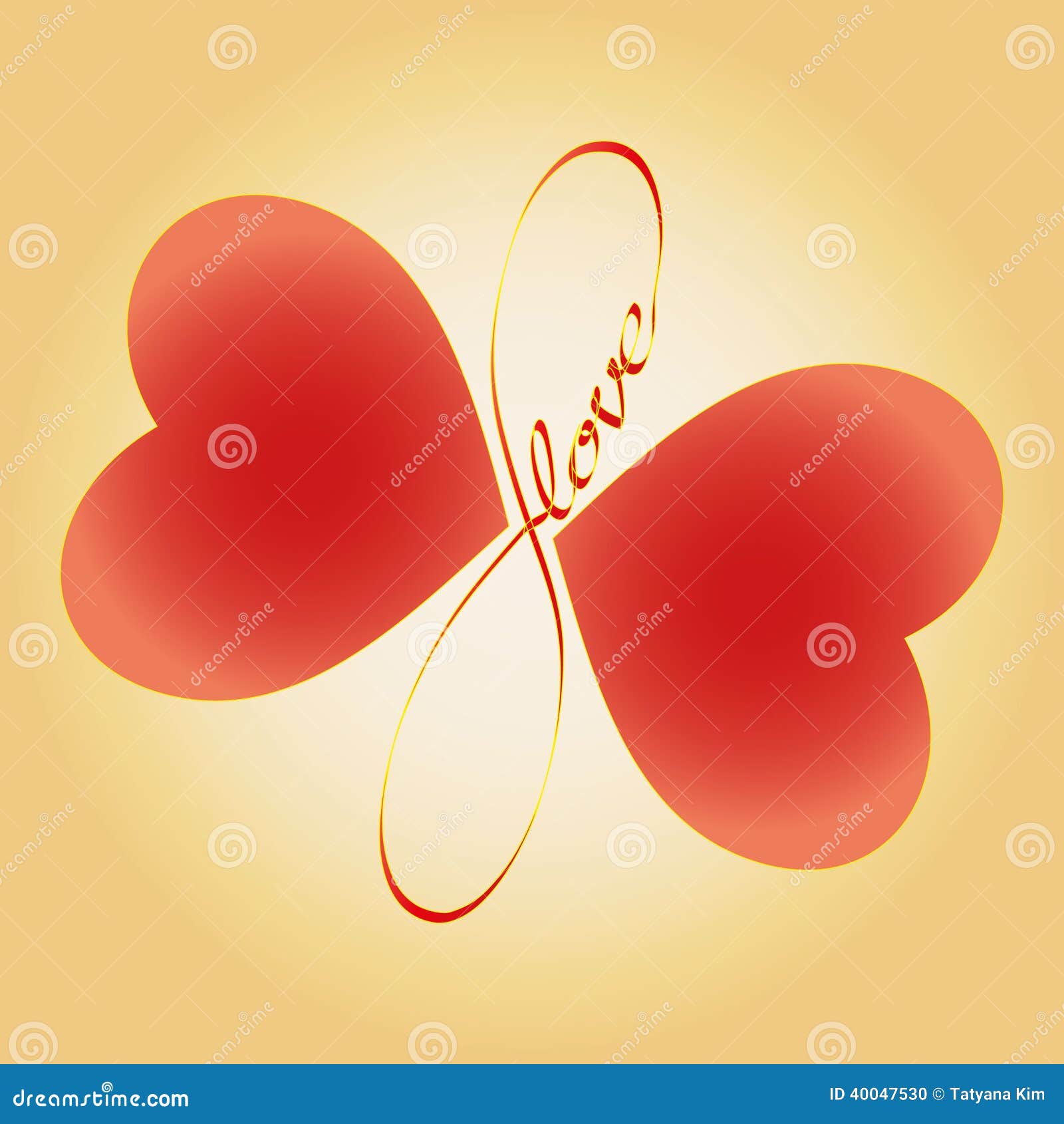 Amor infinito ilustração do vetor. Ilustração de alegria - 40047530