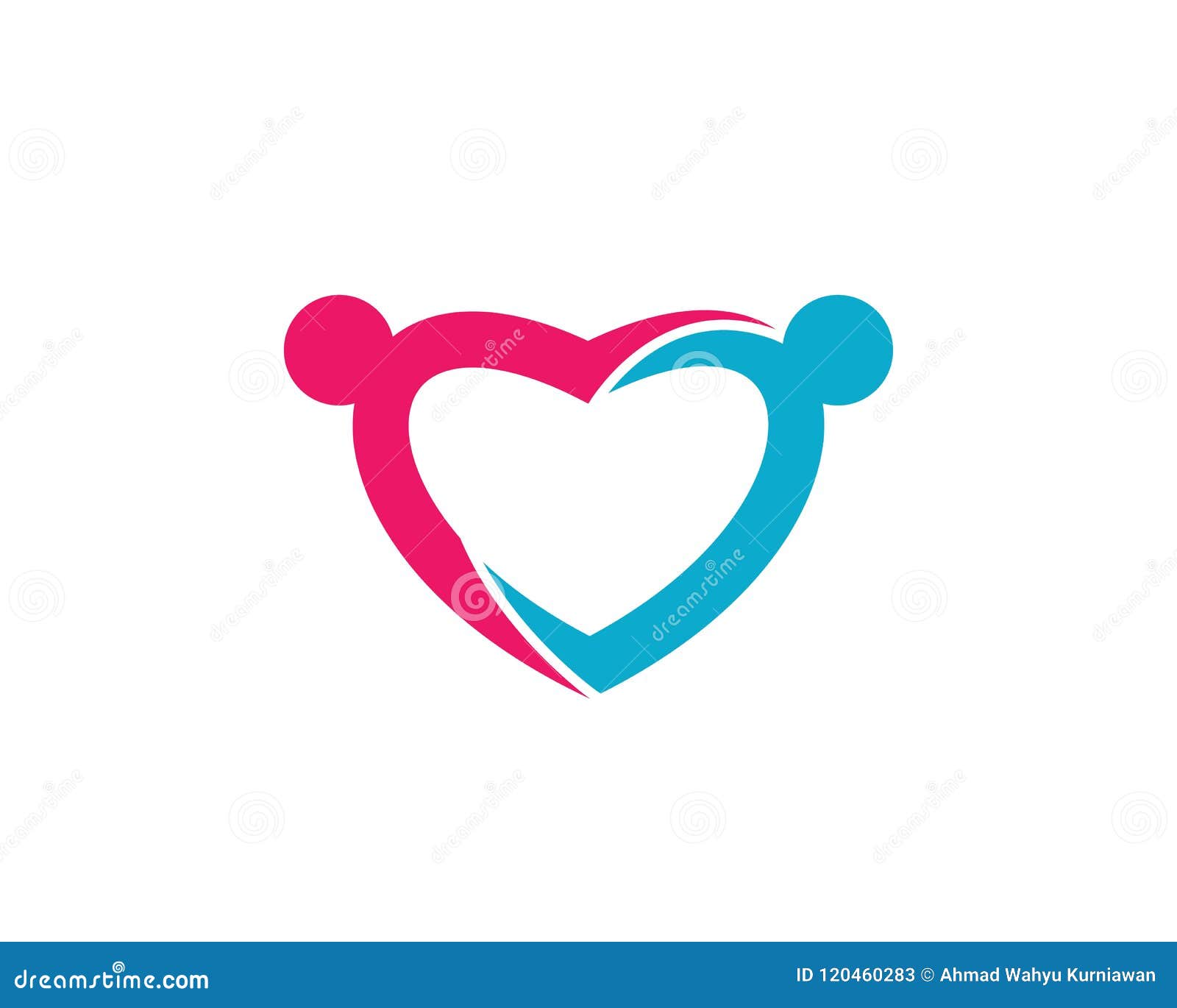 Amor Logo Vector ilustración del vector. Ilustración de caridad - 120460283