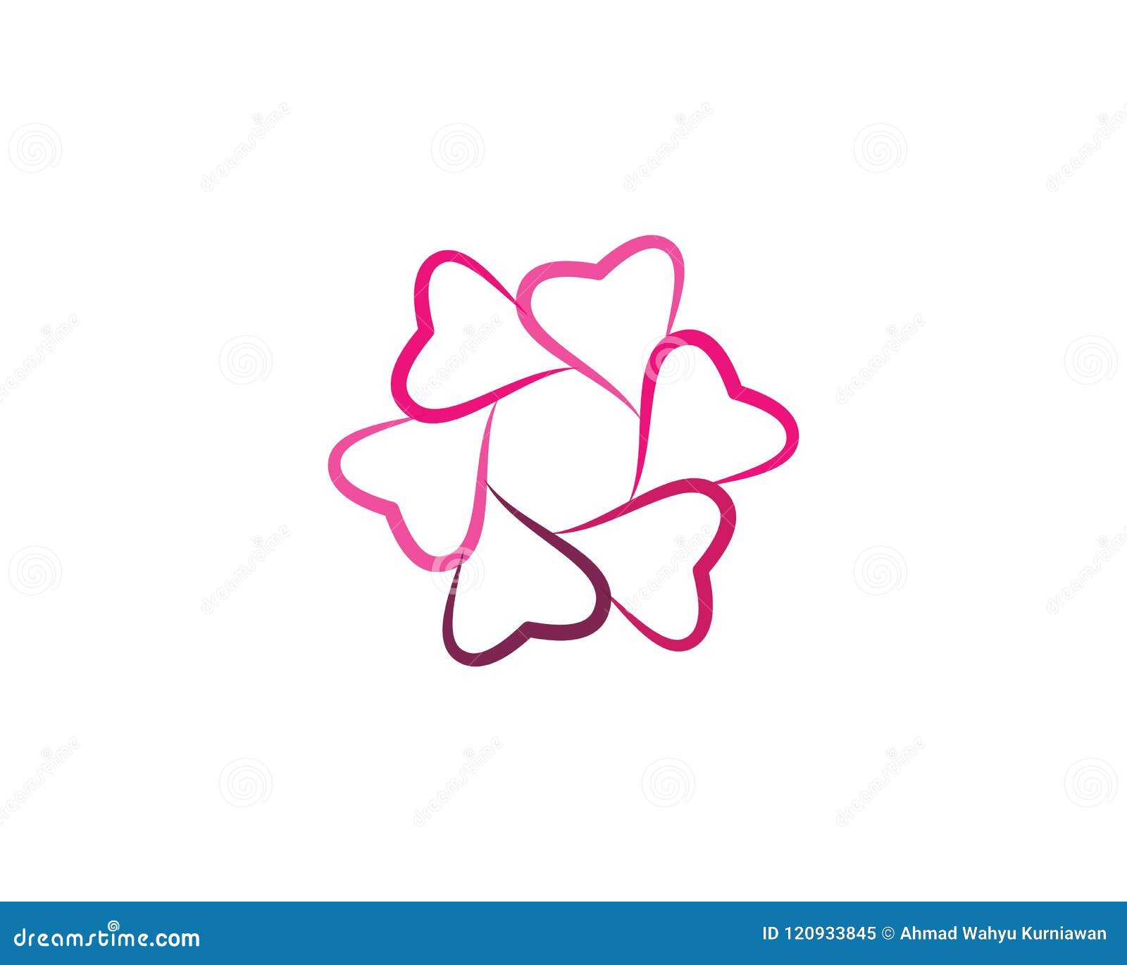 Amor Logo Vector ilustración del vector. Ilustración de boda - 120933845